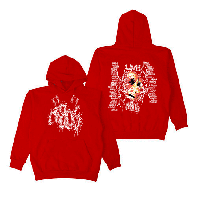 Ken Carson Merch A Great Chaos Logo Hoodie LiveChaos Tour Hoodies 2024 ...