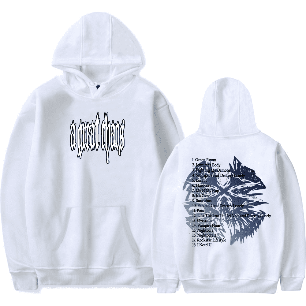 Ken Carson Merch Hoodie Album A Great Chaos AGC Rapper Streetwear Men ...