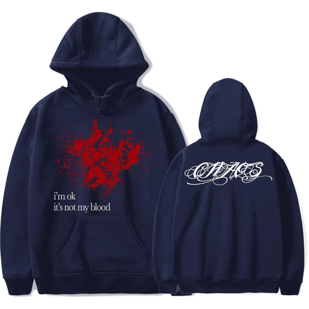 Ken Carson Merch Hoodie Overseas New Logo Im OK Tour Merch Rapper ...