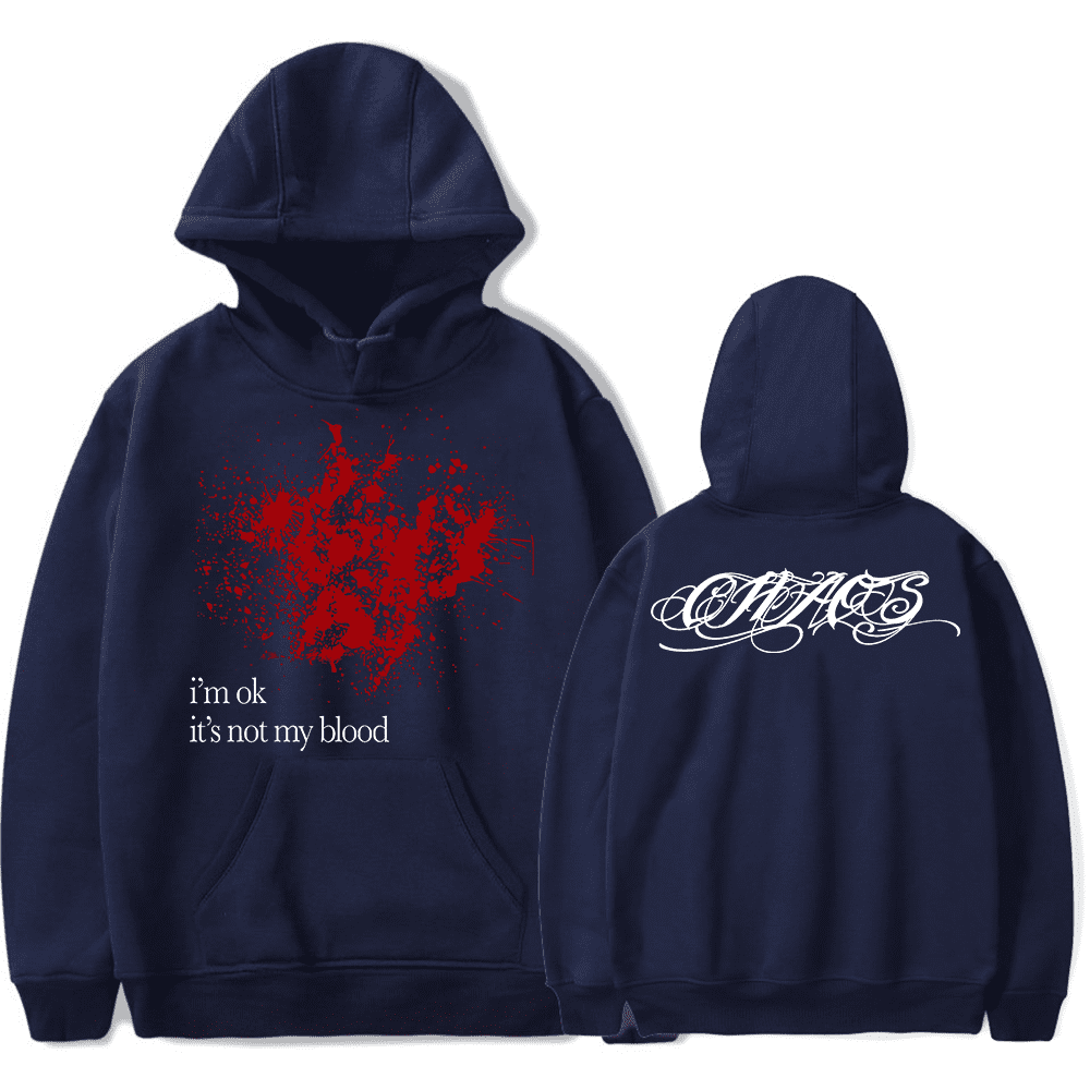 Ken Carson Merch Hoodie Overseas New Logo Im OK Tour Merch Rapper ...