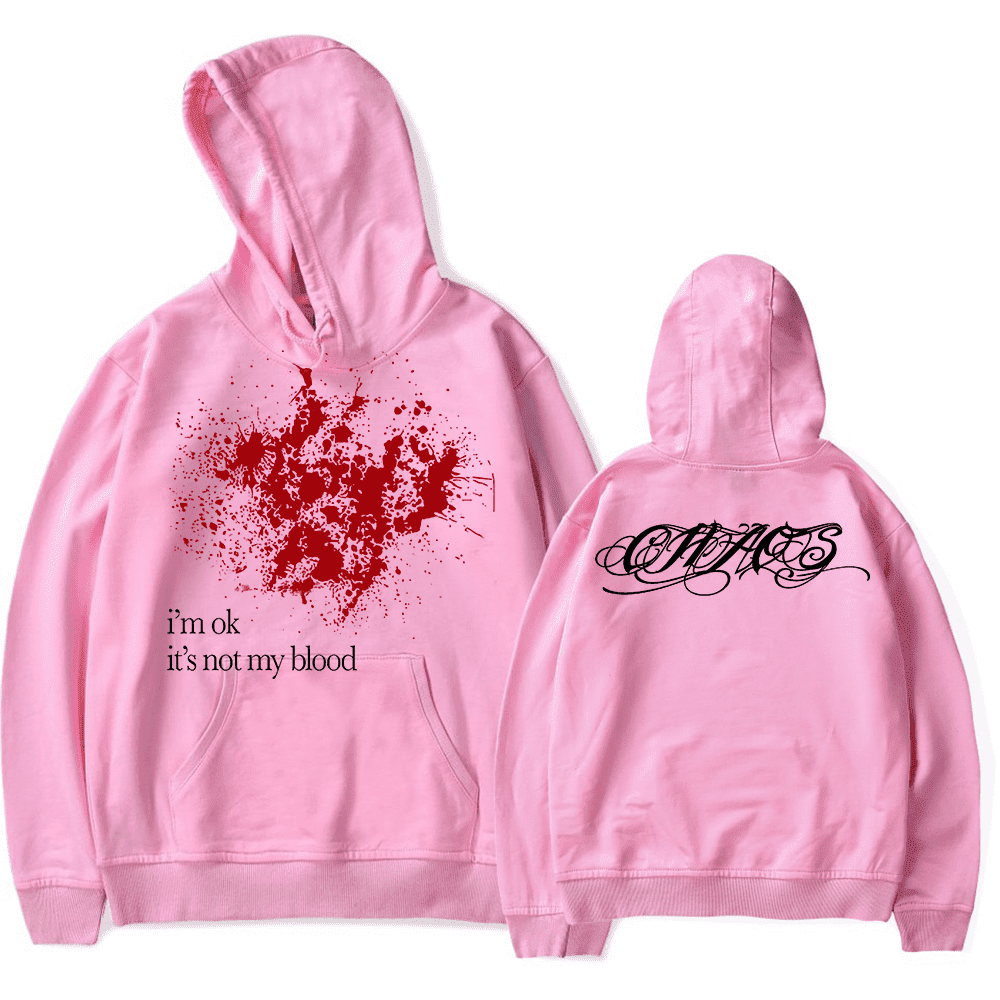 Ken Carson Merch Hoodie Overseas New Logo Im OK Tour Merch Rapper ...