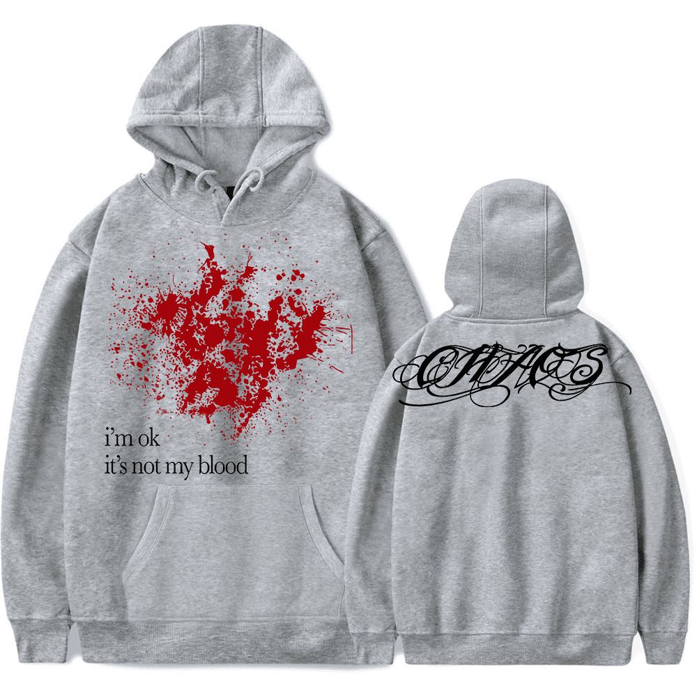 Ken Carson Merch Hoodie Overseas New Logo Im OK Tour Merch Rapper ...