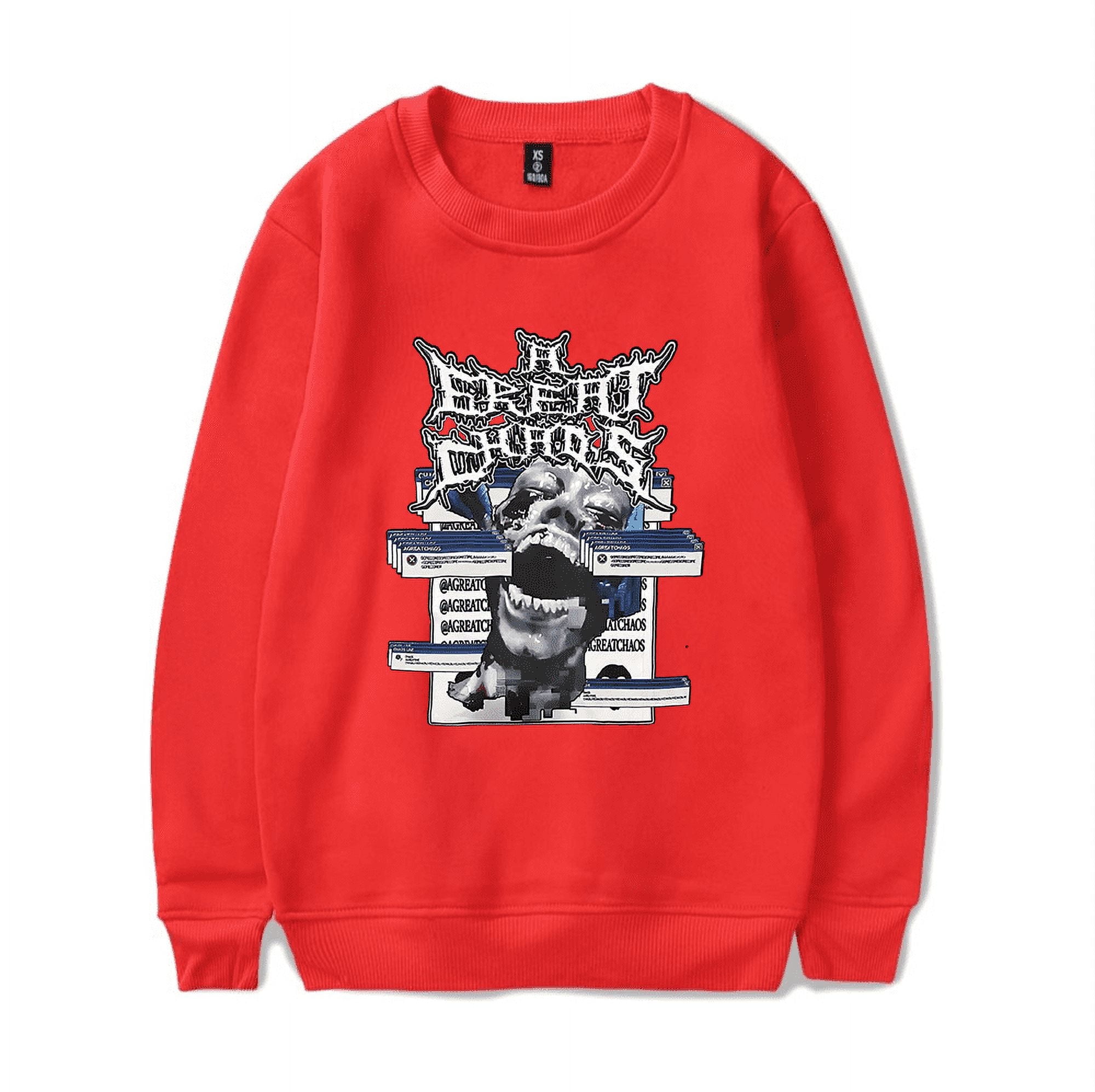 Ken Carson Merch Sweatshirt Crewneck A Great Chaos Album Hooded Hoodie ...
