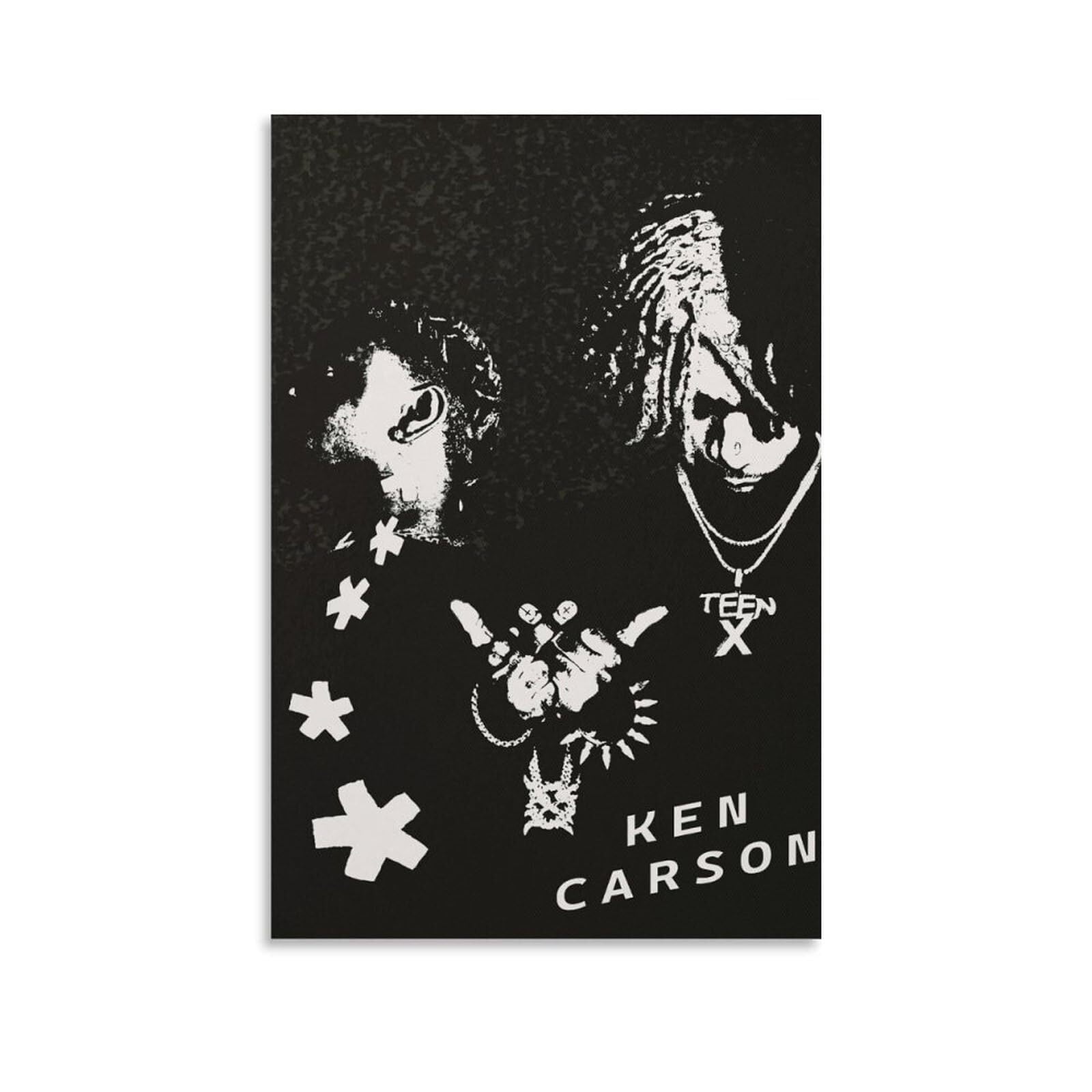 Ken Carson Opium Emo Playboi Carti Posters & Prints on Canvas Wall Art ...