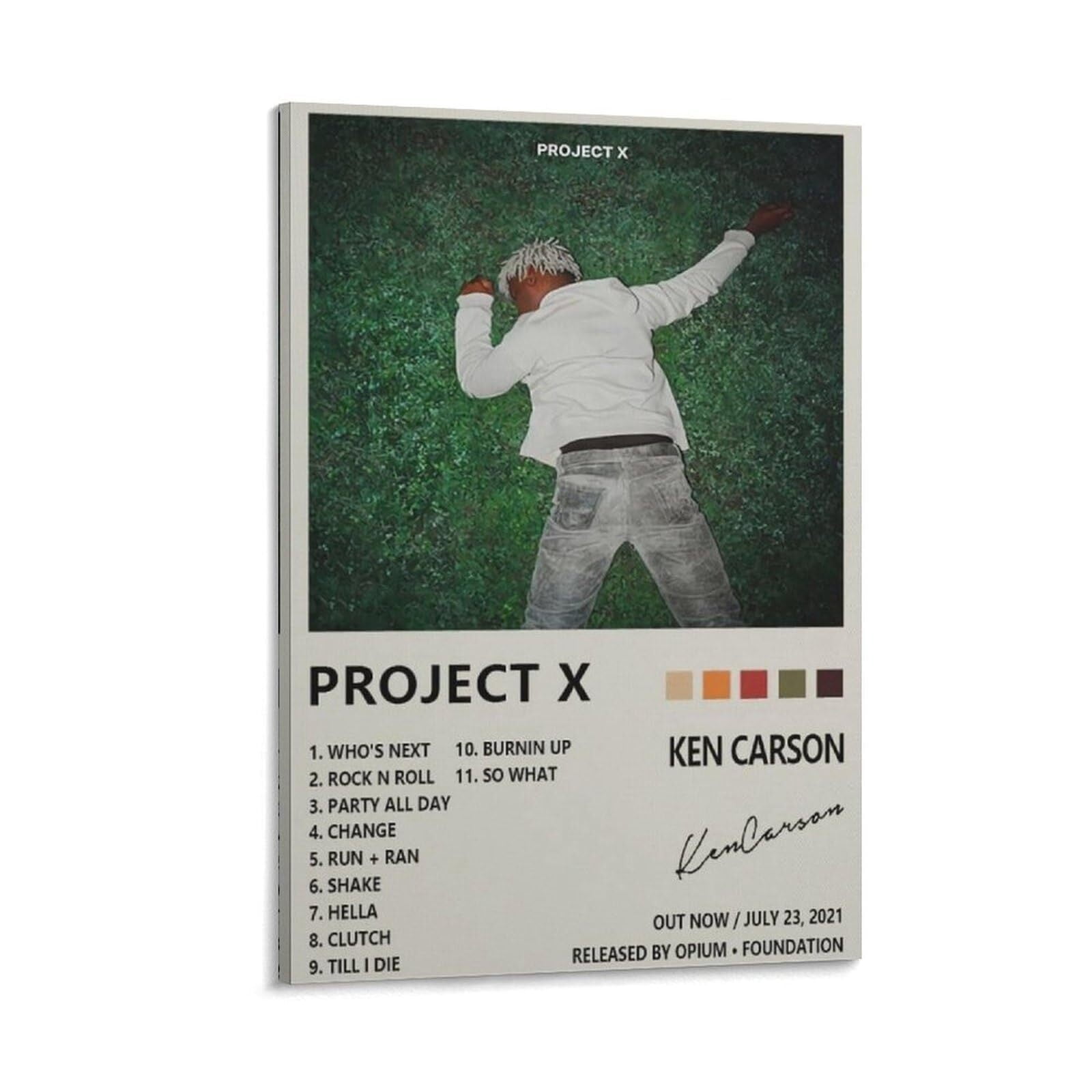 Ken Carson Project X Canvas Poster Wall Decorative Art Painting Living ...