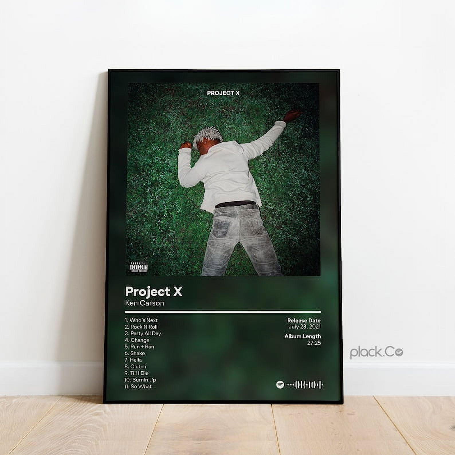 Ken Carson - Project X - Custom Album Poster - Hip Hop Print - Ken ...