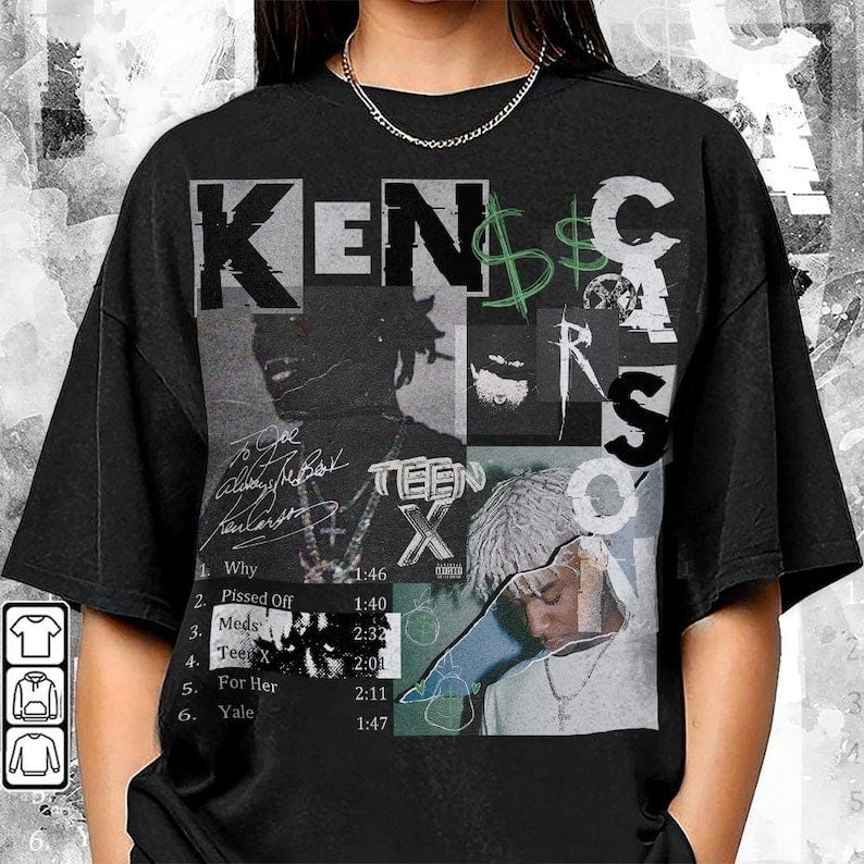 Ken Carson Shirt,Paper Rapper Opium Vintage Merch Tee, Vintage Bootleg ...