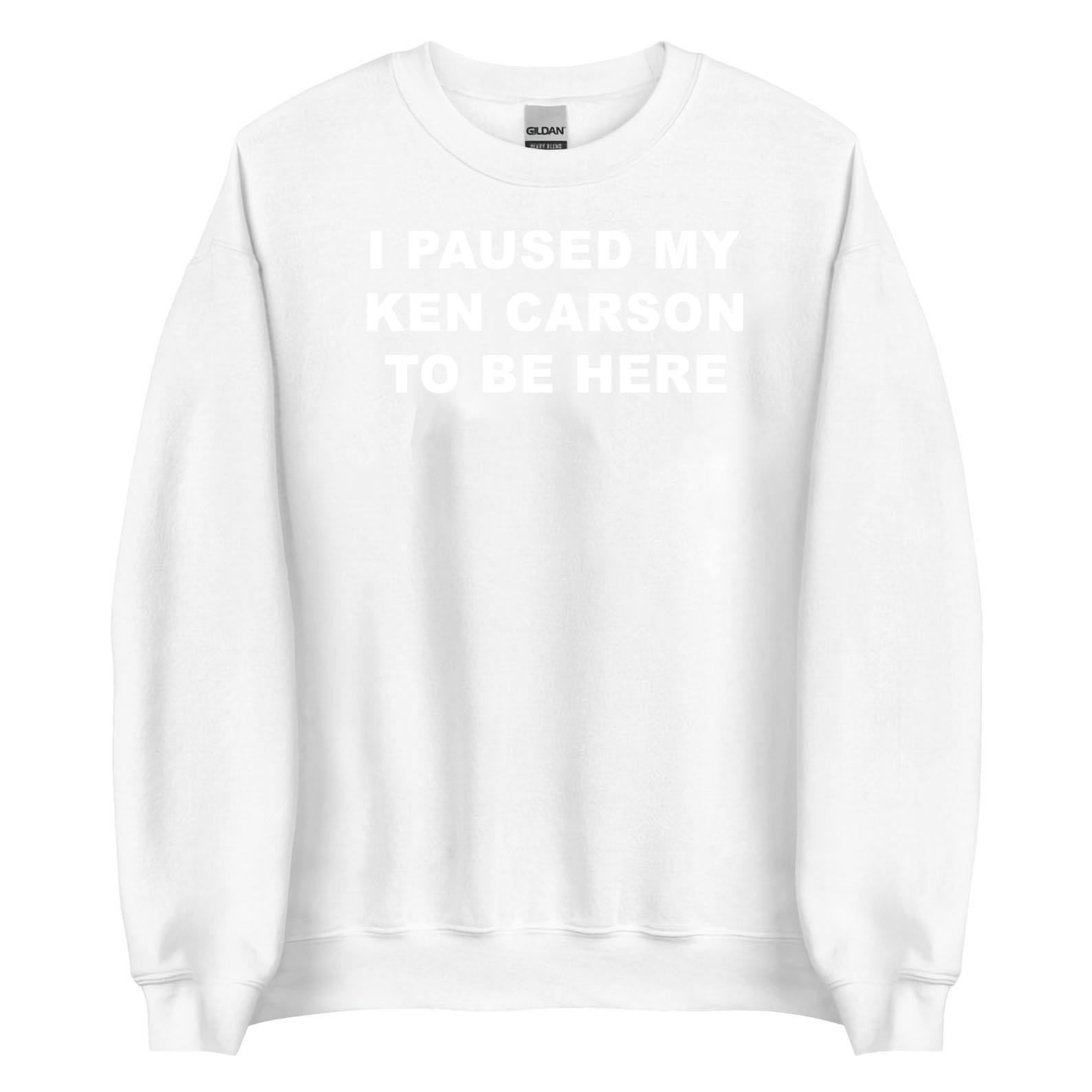 Ken Carson T-Shirt, I Paused My Ken Carson To Be Here, Funny Graphic ...