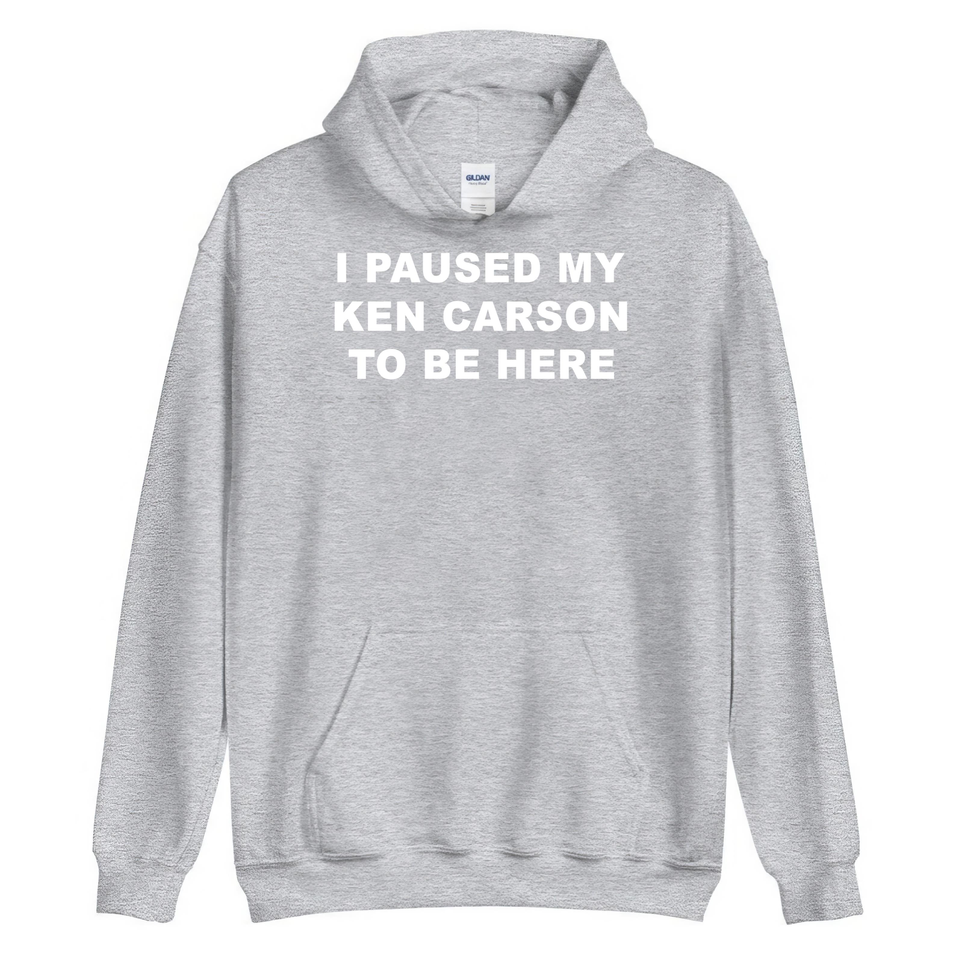 Ken Carson T-Shirt, I Paused My Ken Carson To Be Here, Funny Graphic ...