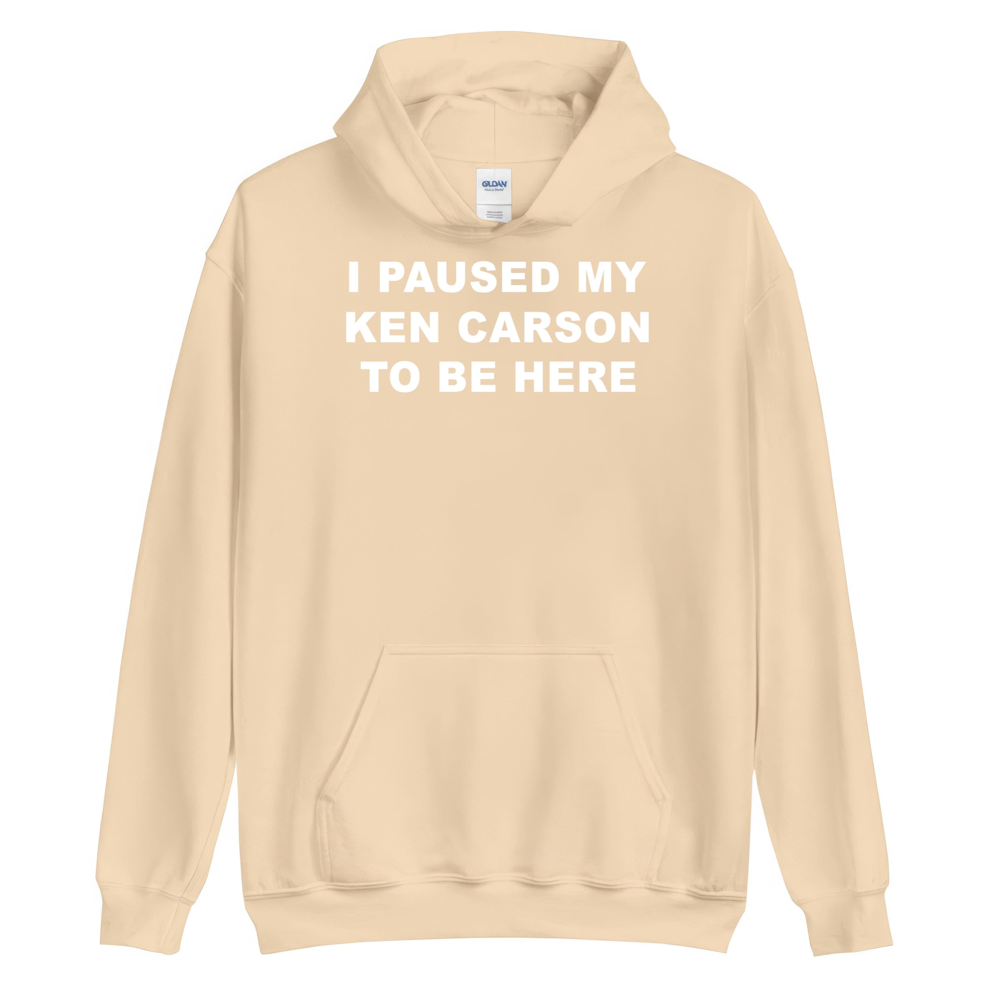Ken Carson T-Shirt, I Paused My Ken Carson To Be Here, Funny Graphic ...