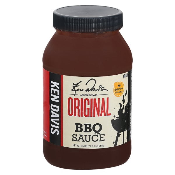 Ken Davis Products Ken Davis Bar-B-Q Sauce, Original, 35 oz - Walmart.com