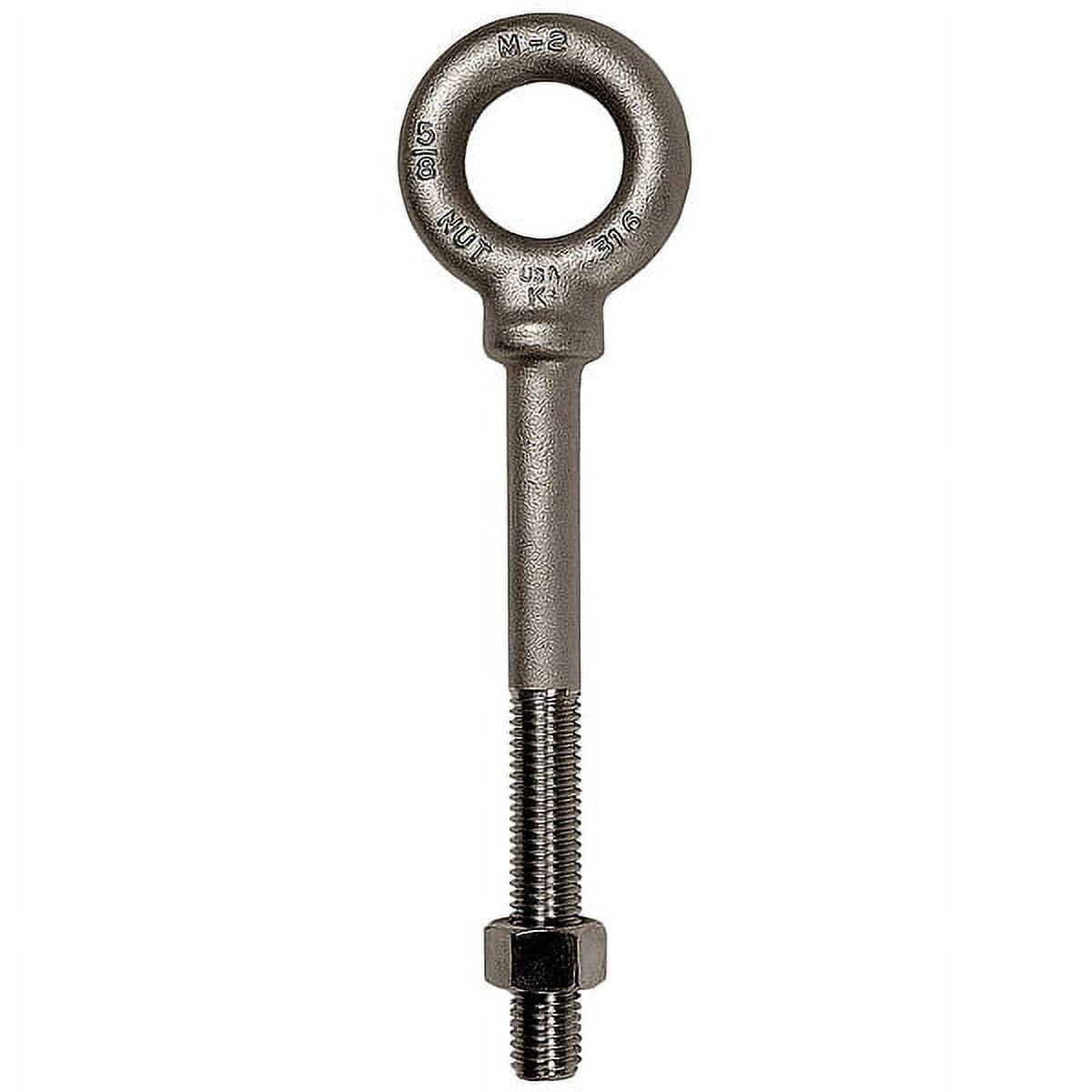 Ken Forging Machinery Eye Bolt, Shank D 1/4 in N2021-316SS-2 - Walmart.com