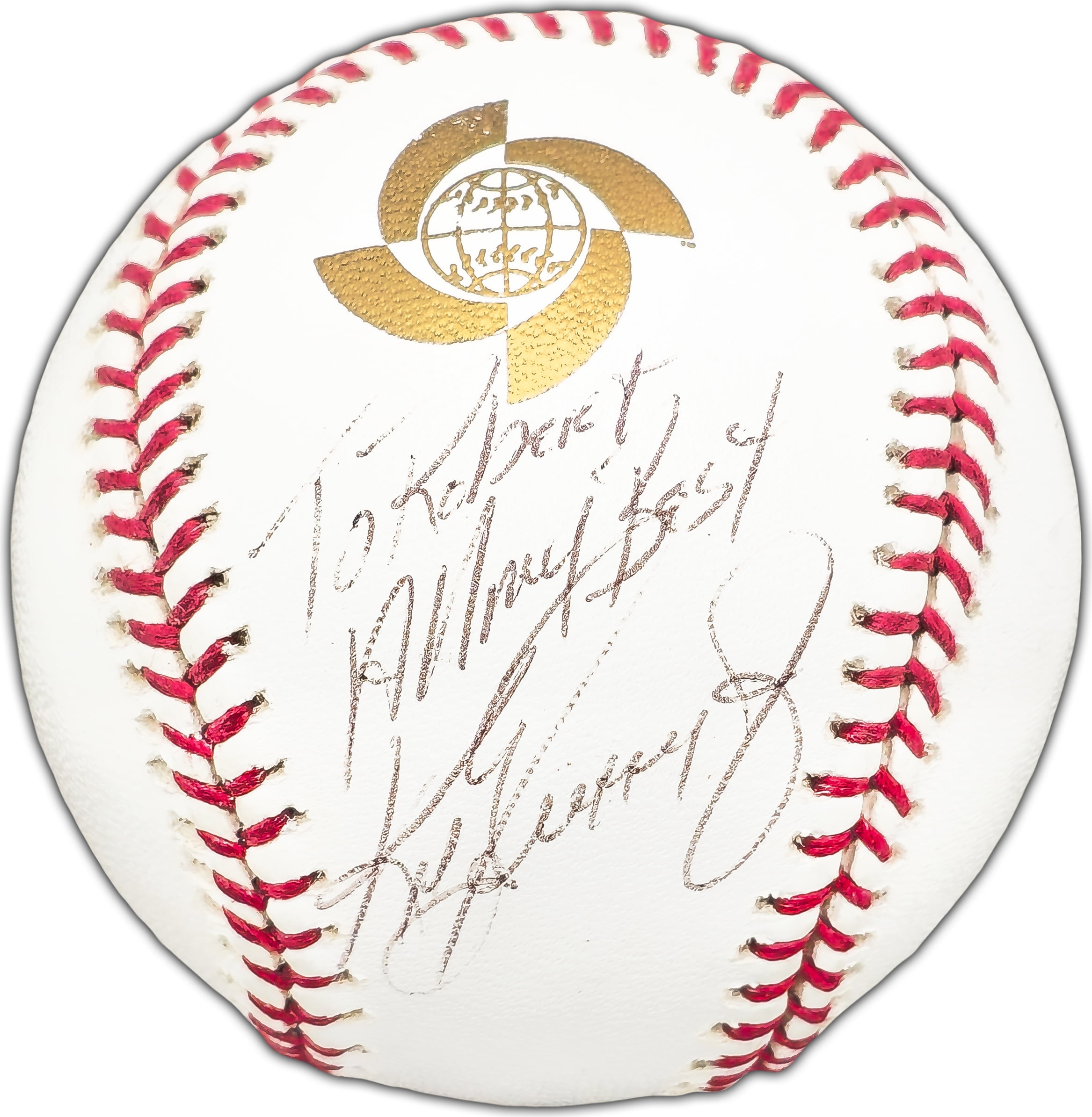 Ken Griffey Jr. Autographed Official 2006 WBC Logo Baseball Seattle ...
