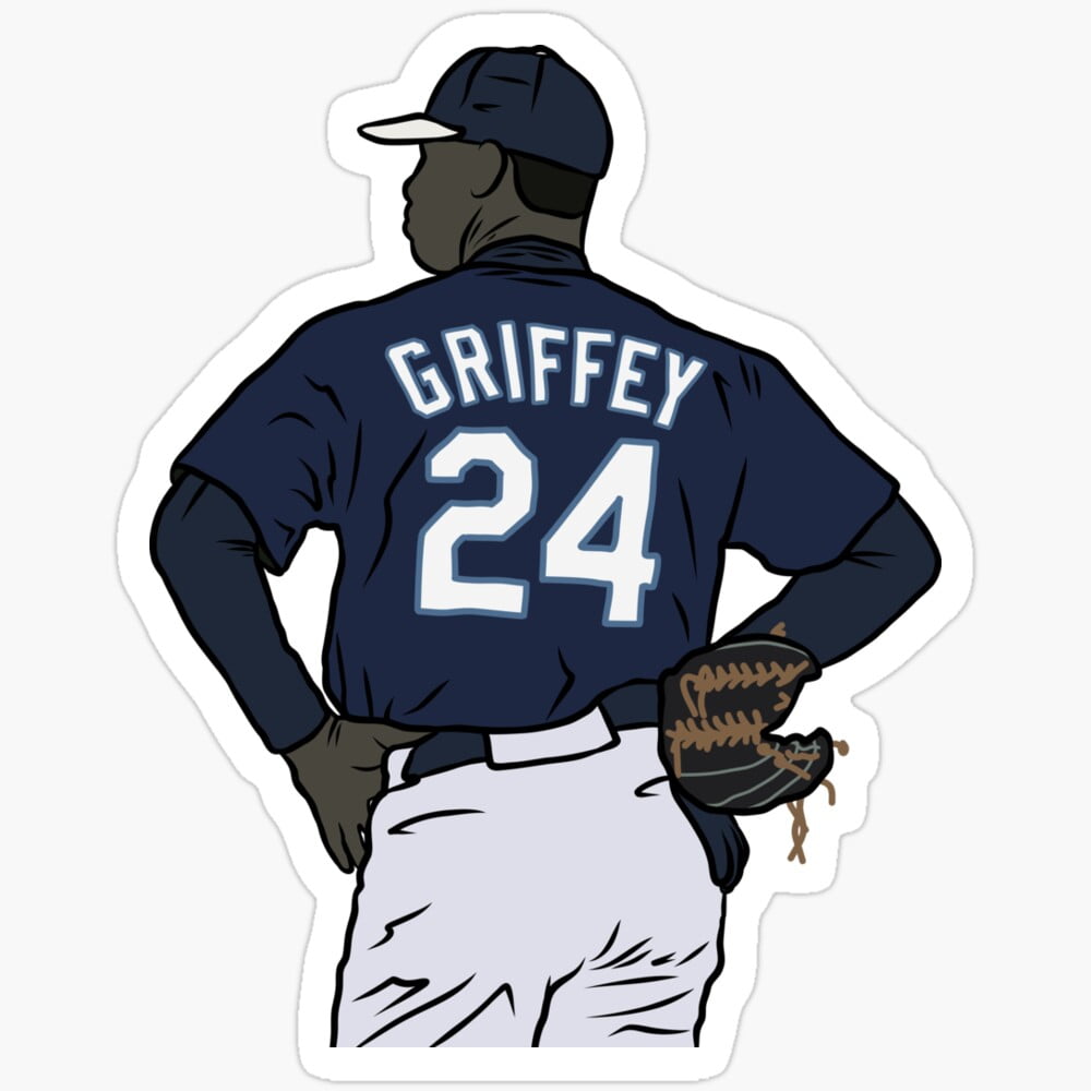 Ken Griffey Jr. Back-To Sticker Phone Decal Water Bottle Stickers Car ...