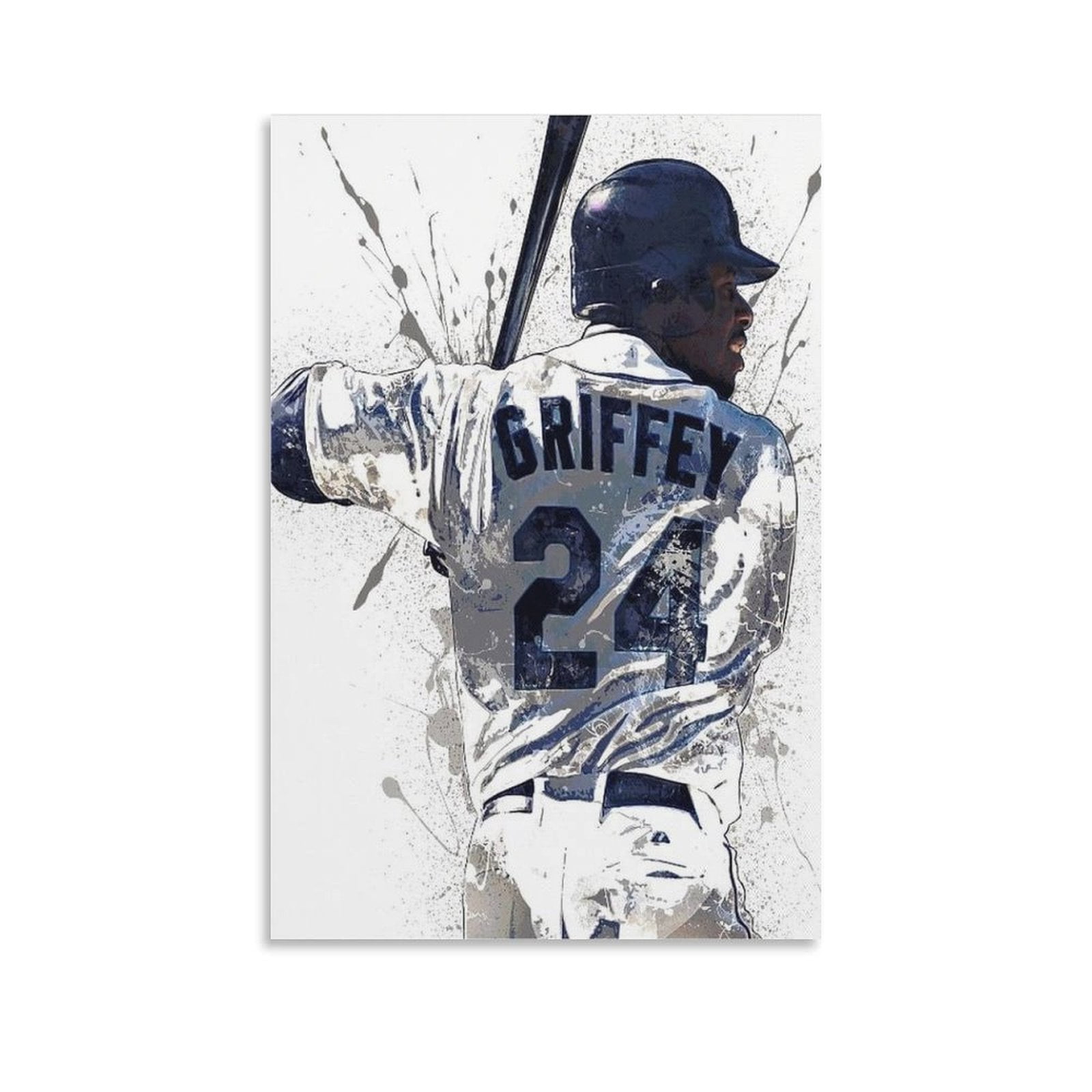 Ken Griffey Jr Canvas Poster Poster Cool Artworks Painting Wall Art ...