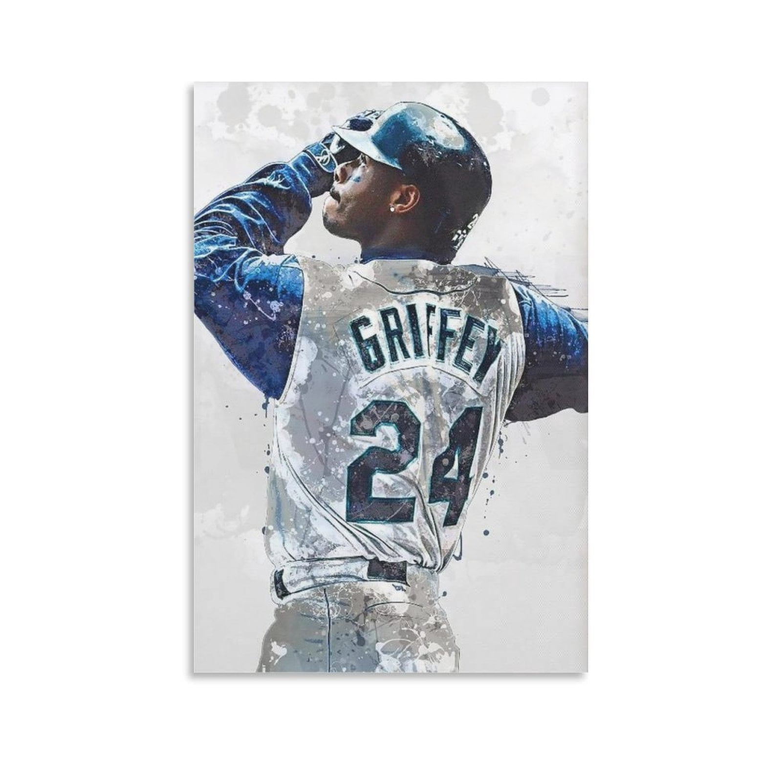 Ken Griffey Jr Canvas Poster Posters Art Print Wall Photo Paint Poster ...