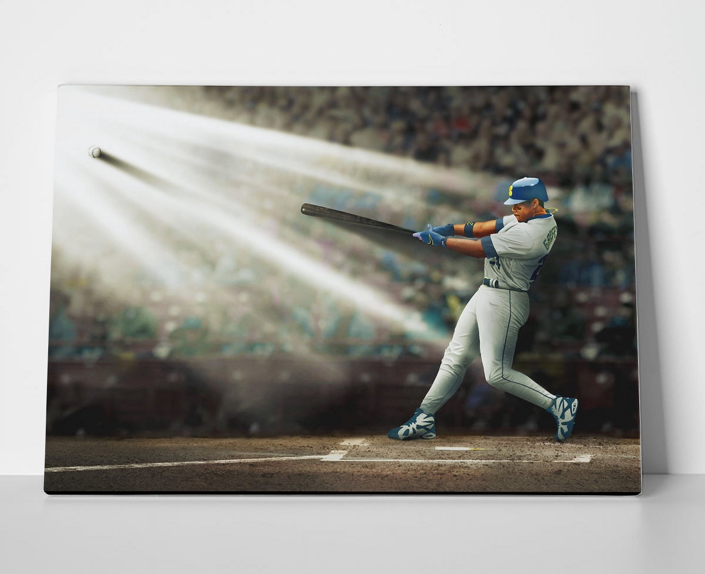 Ken Griffey Jr Poster or Wrapped Canvas - Walmart.com