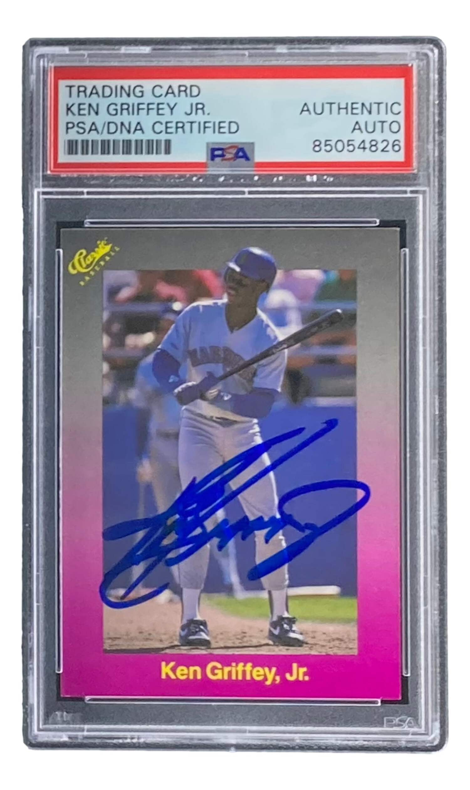 Ken Griffey Jr Signed Mariners 1989 Classic Baseball #193 Rookie Card ...