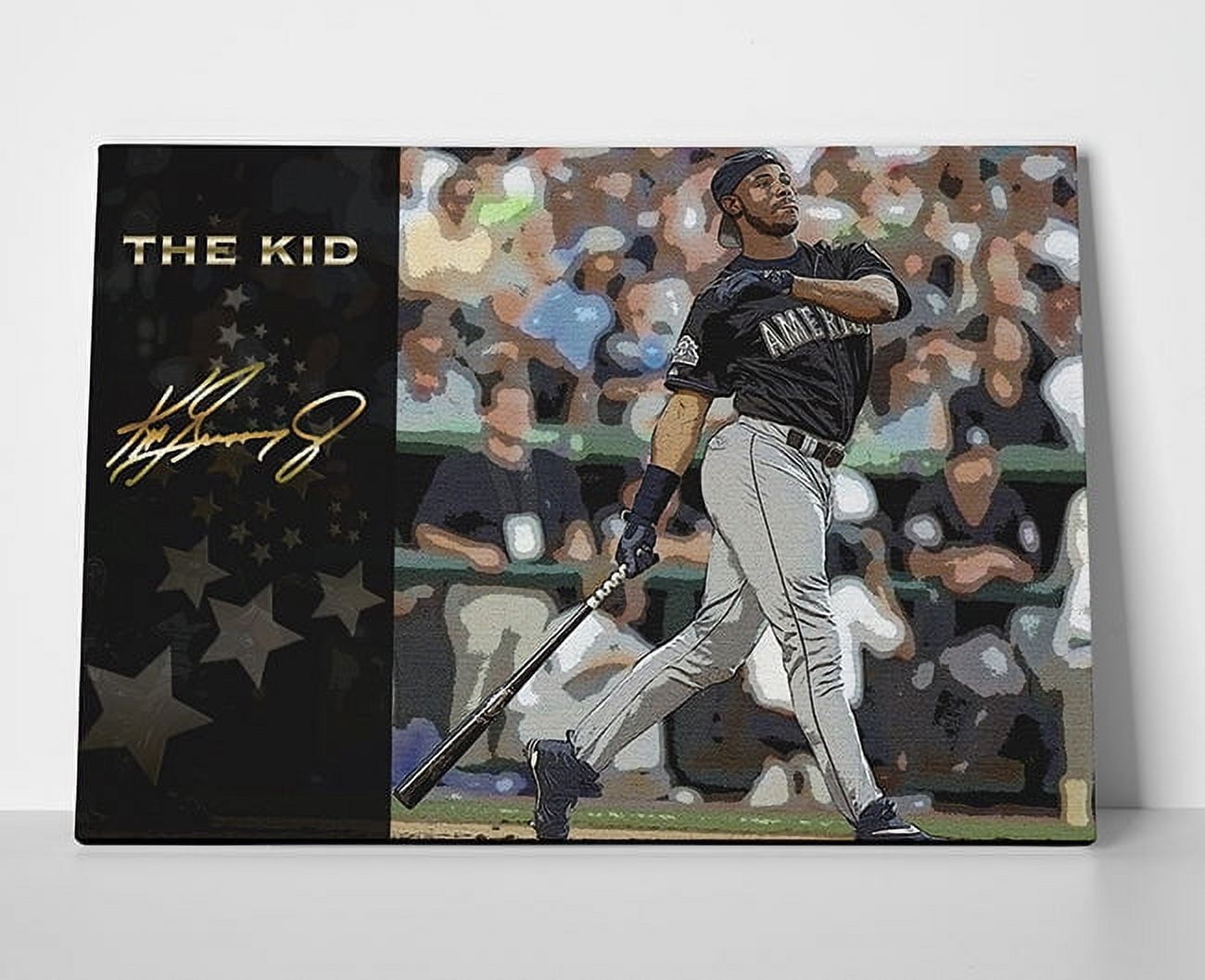 Ken Griffey Jr The Kid Poster or Wrapped Canvas - Walmart.com