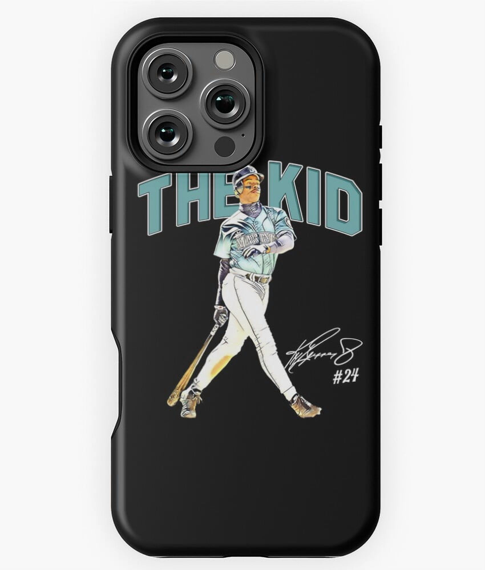 Ken Griffey Jr The Kid Retro Art M0270 Phone Case for iPhone 17 16 15 ...