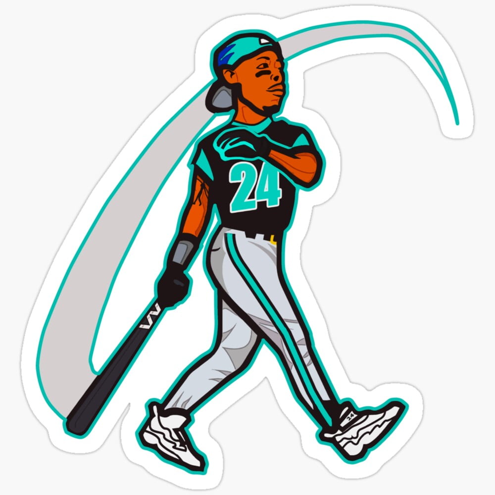 Ken Griffey Jr Vintage Sticker Baseball Sticker, Football Sticker ...