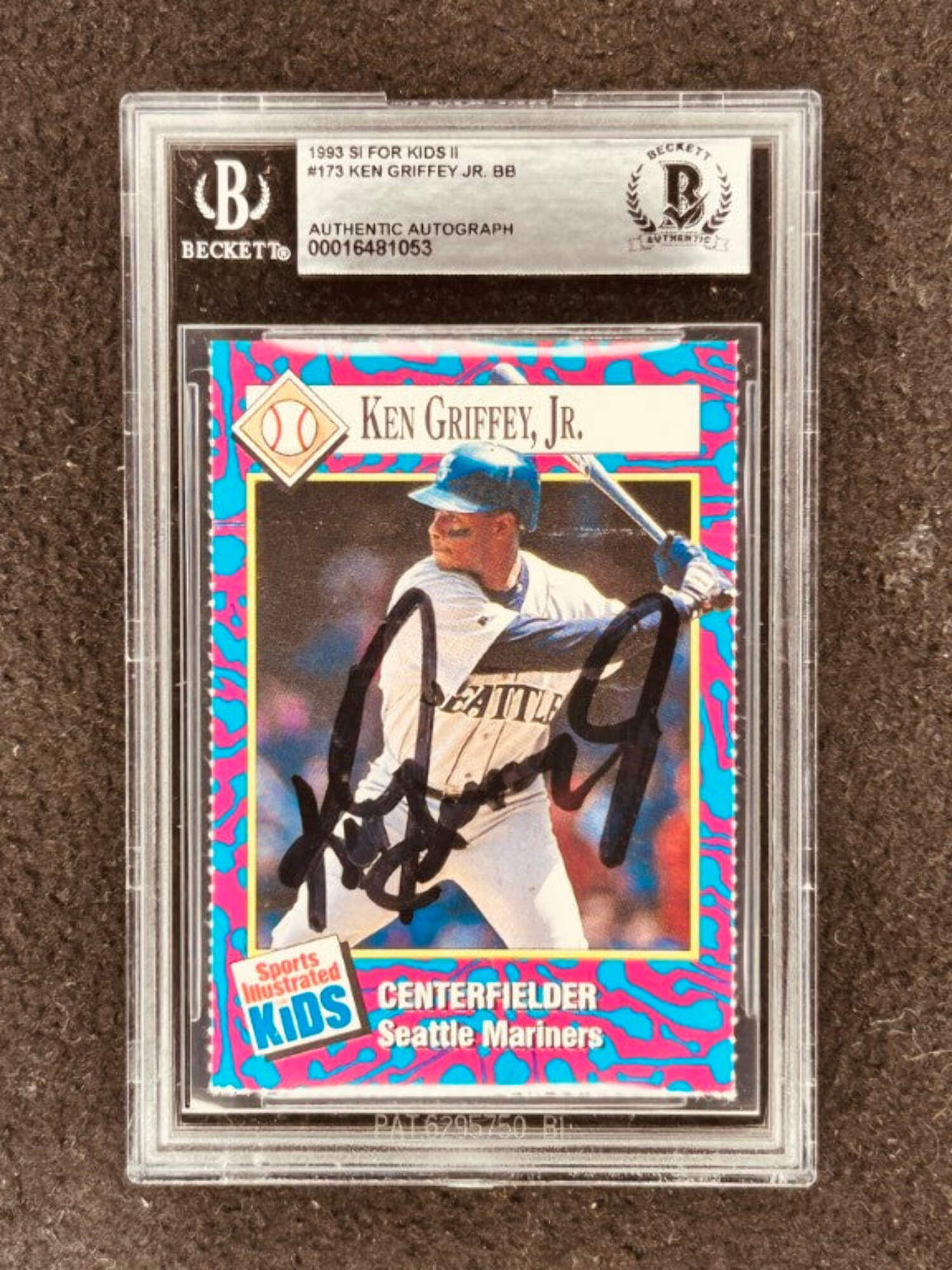 Ken Griffey Jr. autographed Seattle Mariners 1993 Sports Illustrated ...