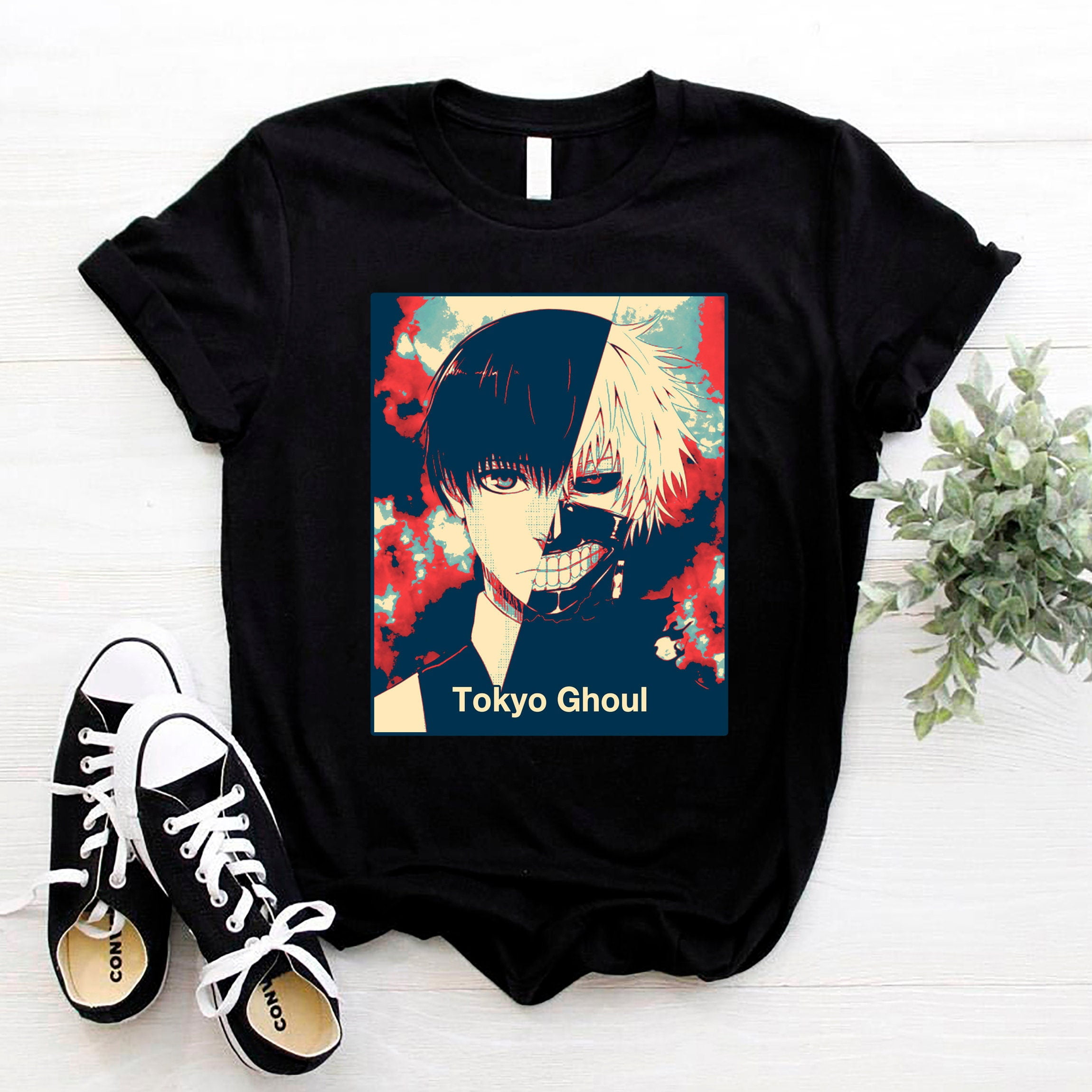 Ken Kaneki Anime Shirt, Tokyo Ghoul Shirt, Kaneki Ken Manga Shirt, One ...