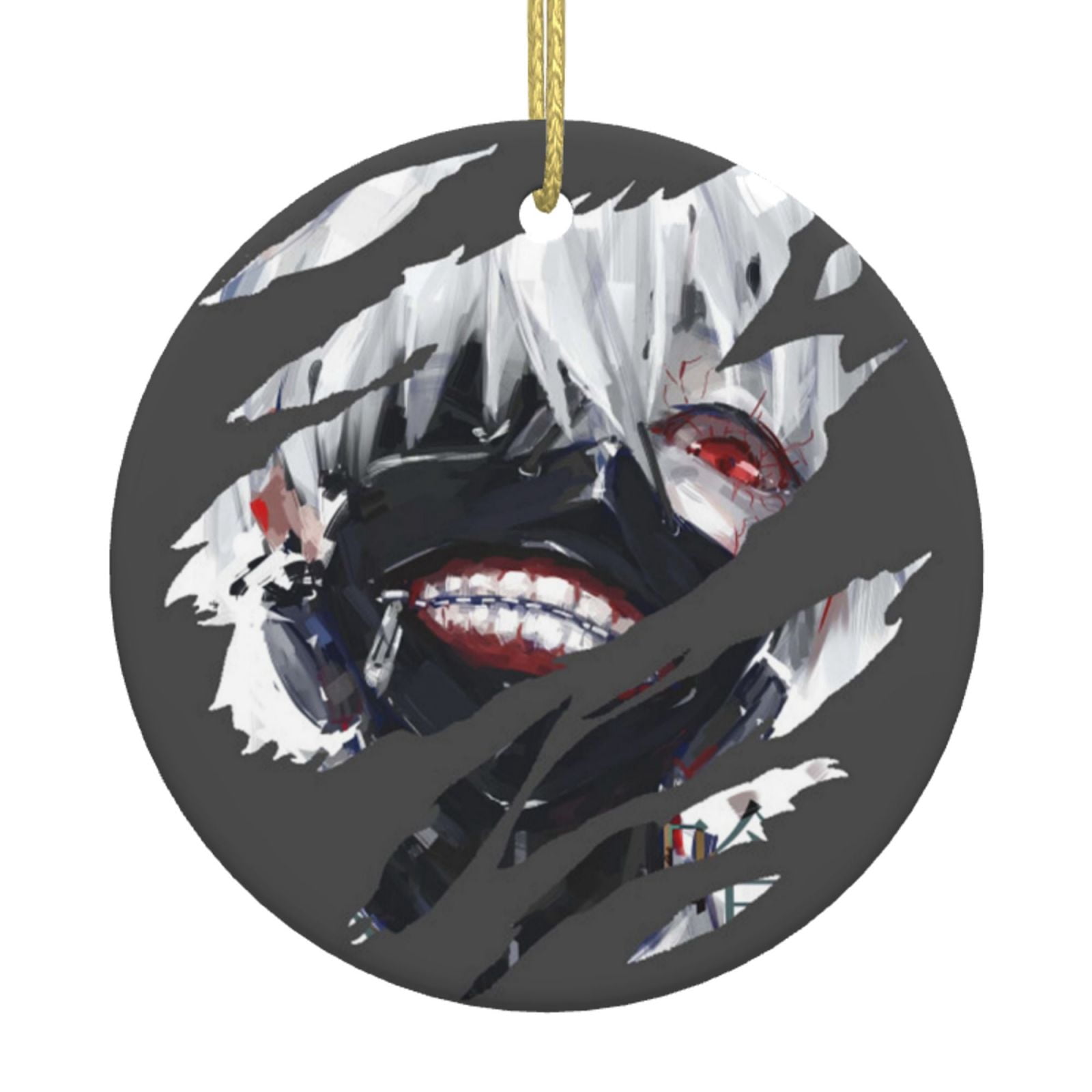 Ken Kaneki Anime Tokyo Ghoul Christmas Tree Ceramic Hanging Xmas ...