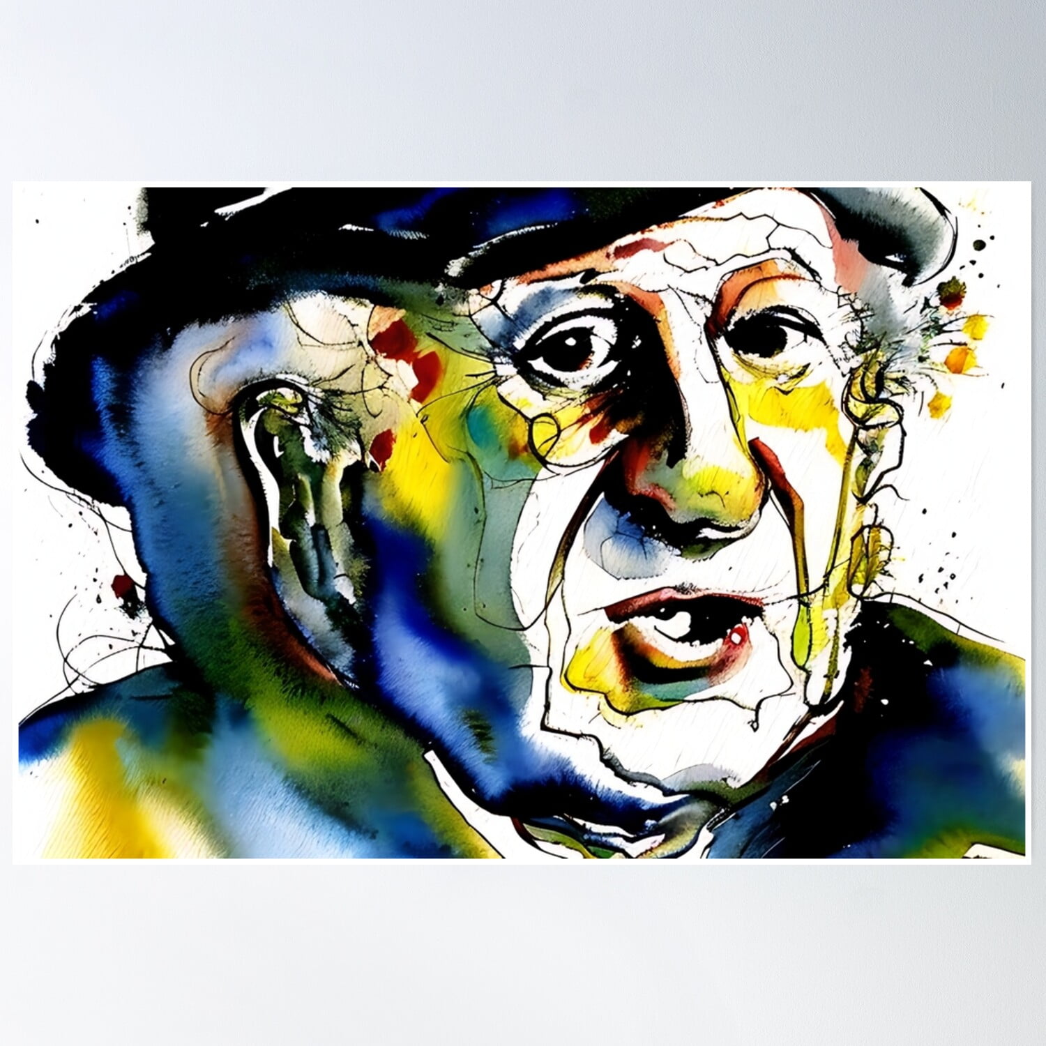 Ken Kesey The Beat Generation Authors Poster Wall Art, Modern Wall ...