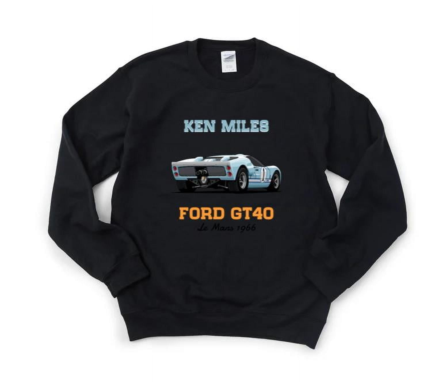 Ken Miles Ford GT40 Le Mans 1966 Vintage Retro Racing Legend Car Icon SweatShirt Unisex, up to ...
