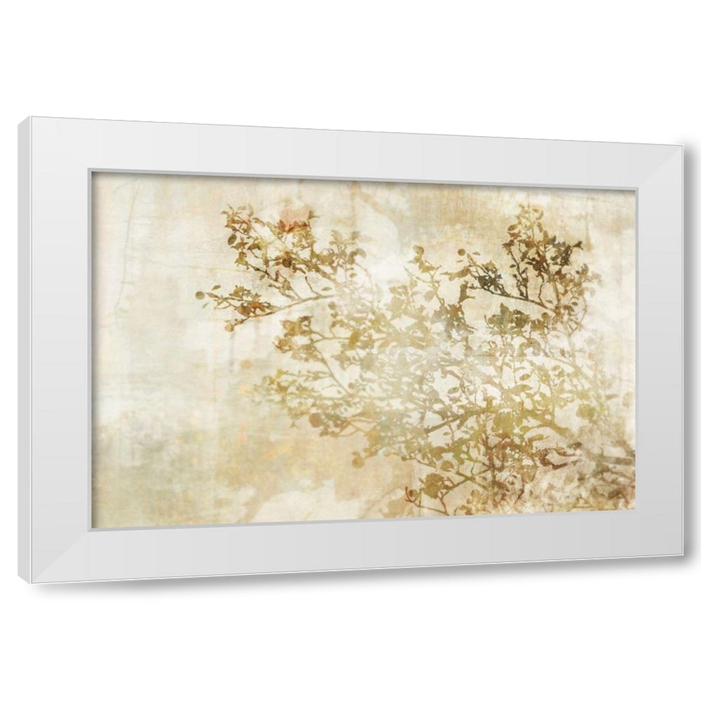 Ken Roko 4x14 White Modern Wood Framed Wall Art Titled - Dream of Trees ...