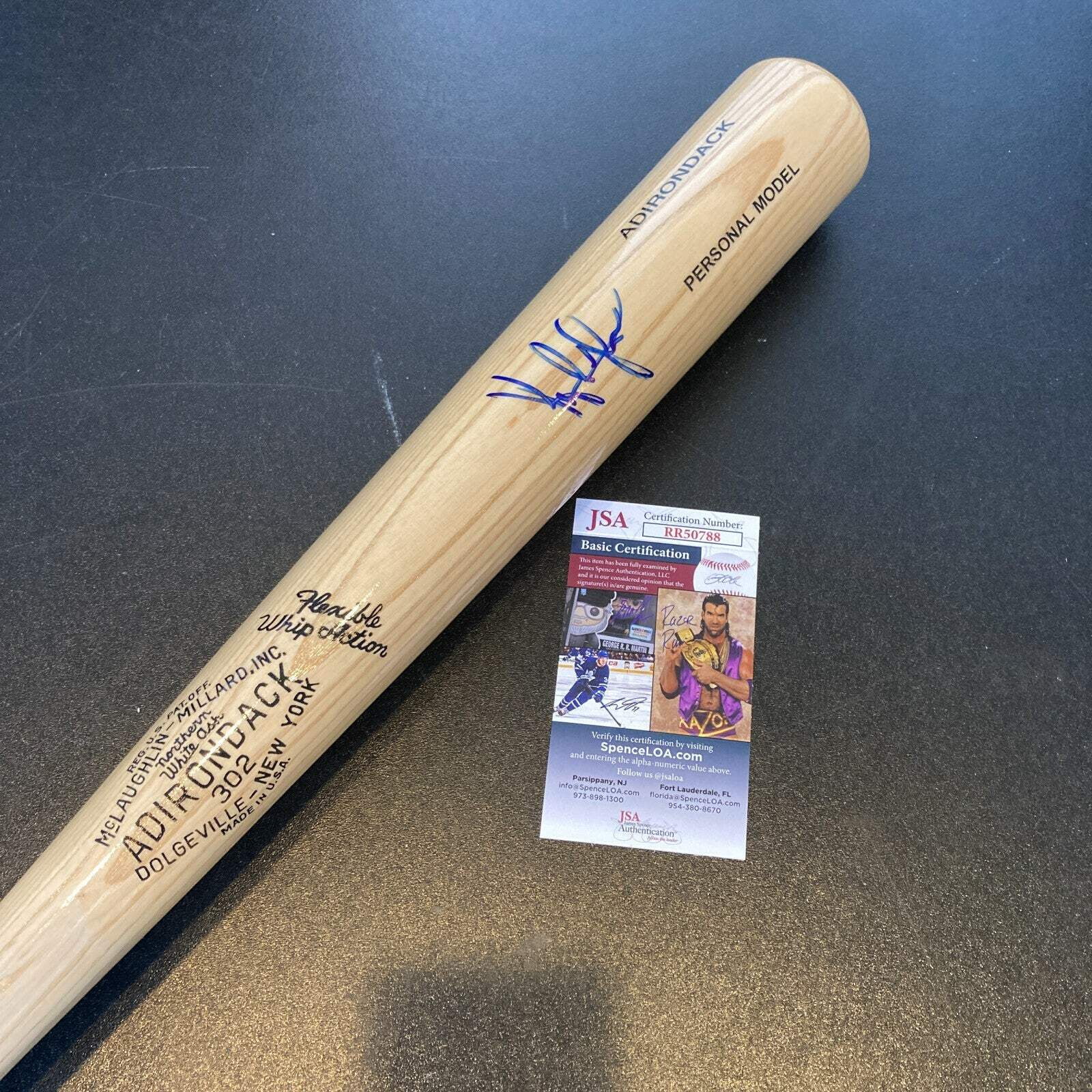 Ken Rudolph Signed Adirondack Baseball Bat 1969 Chicago Cubs With JSA ...