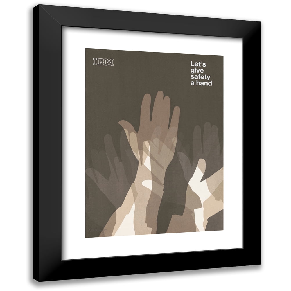 Ken White 11x14 Black Modern Framed Museum Art Print Titled - Ibm, Let ...