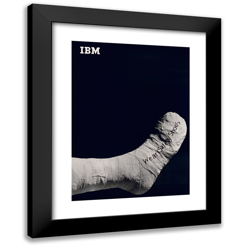 Ken White 18x24 Black Modern Framed Museum Art Print Titled - Ibm, Wear ...