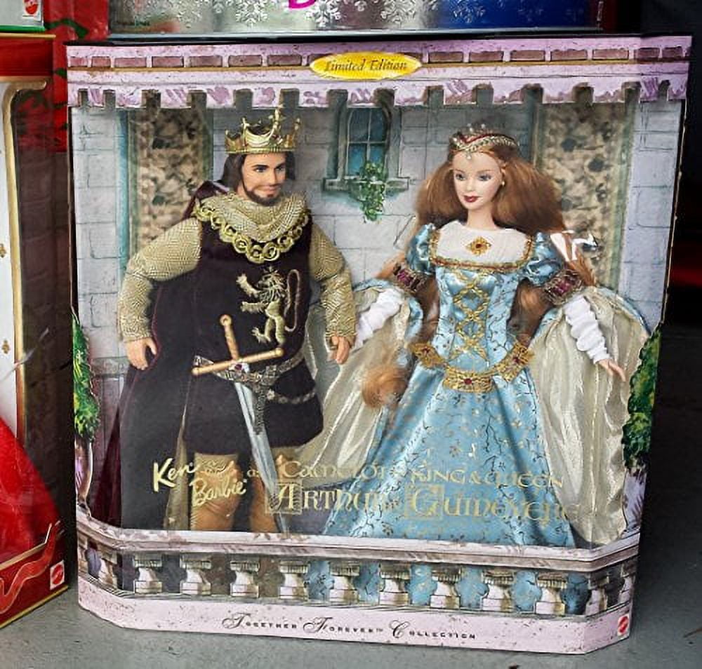 Ken and Barbie as Camelot's King & Queen Arthur and Guinevere Together ...