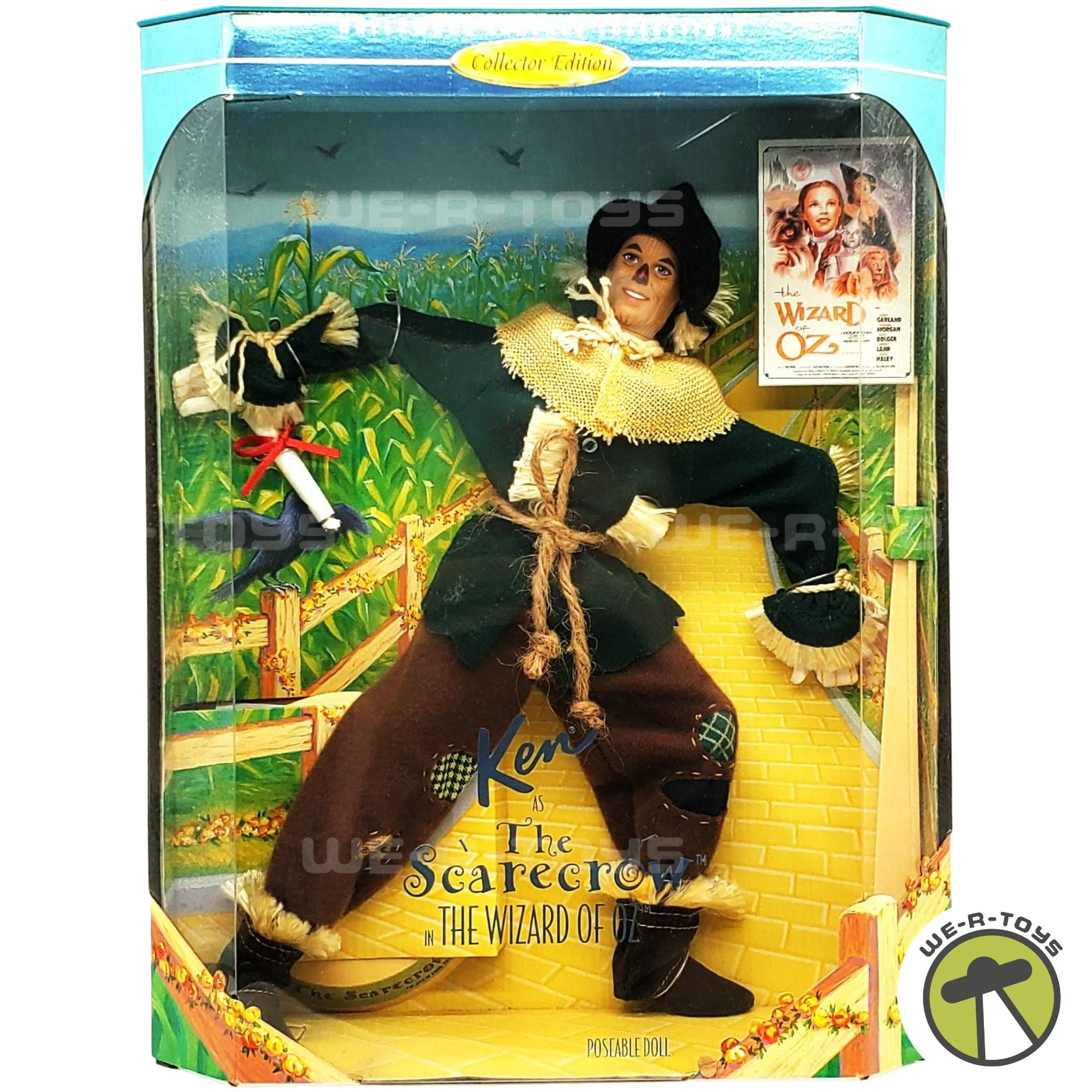 Movable Ken as Scarecrow Barbie Doll, Hollywood Legends, 1996 Mattel ...