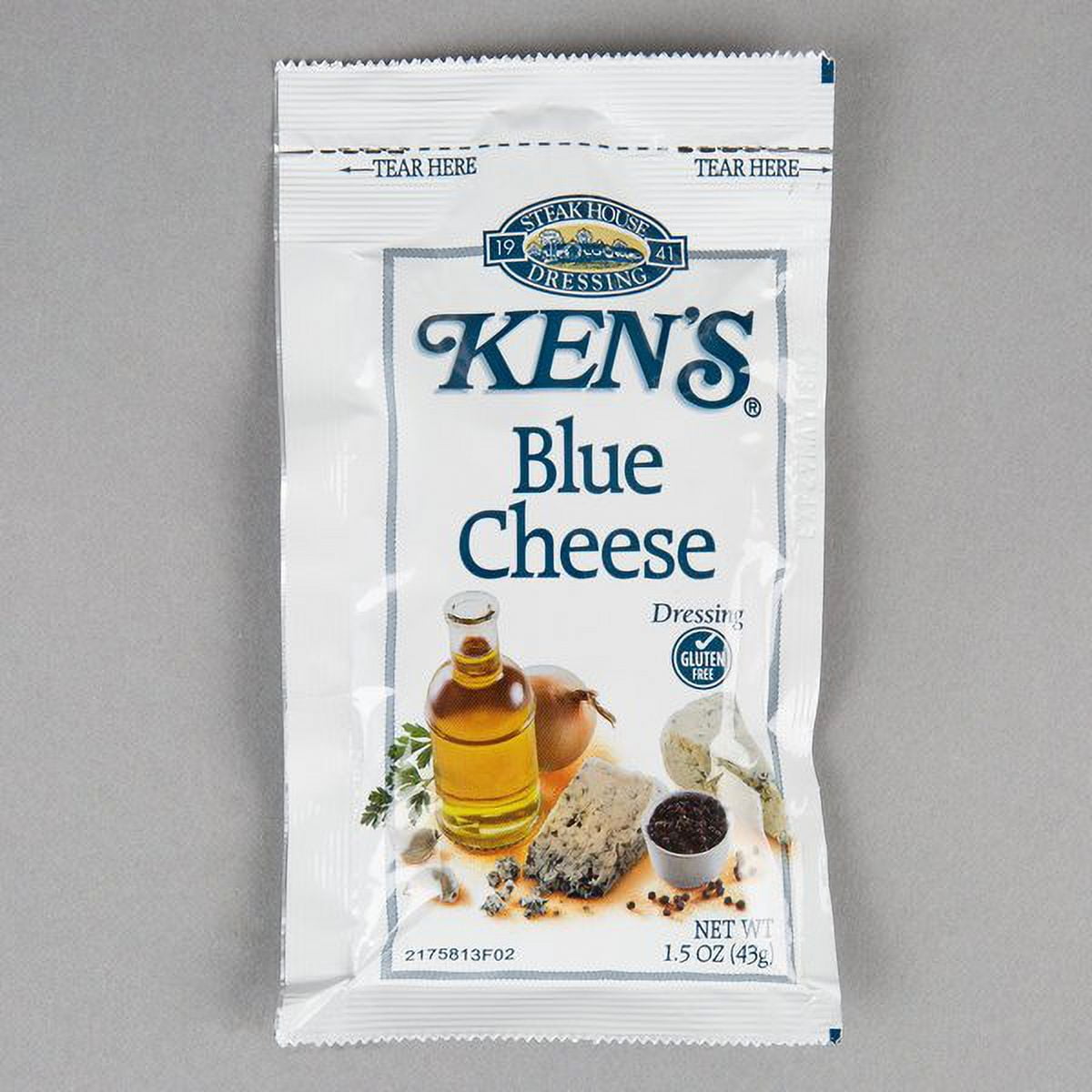 Ken's Foods 1.5 oz. Blue Cheese Dressing Packet - 60/Case - Walmart.com