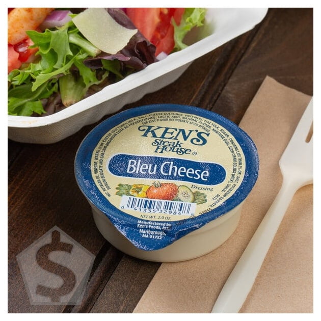 Ken's Foods 2 oz. Bleu Cheese Dressing Cup - 72/Case - Walmart.com