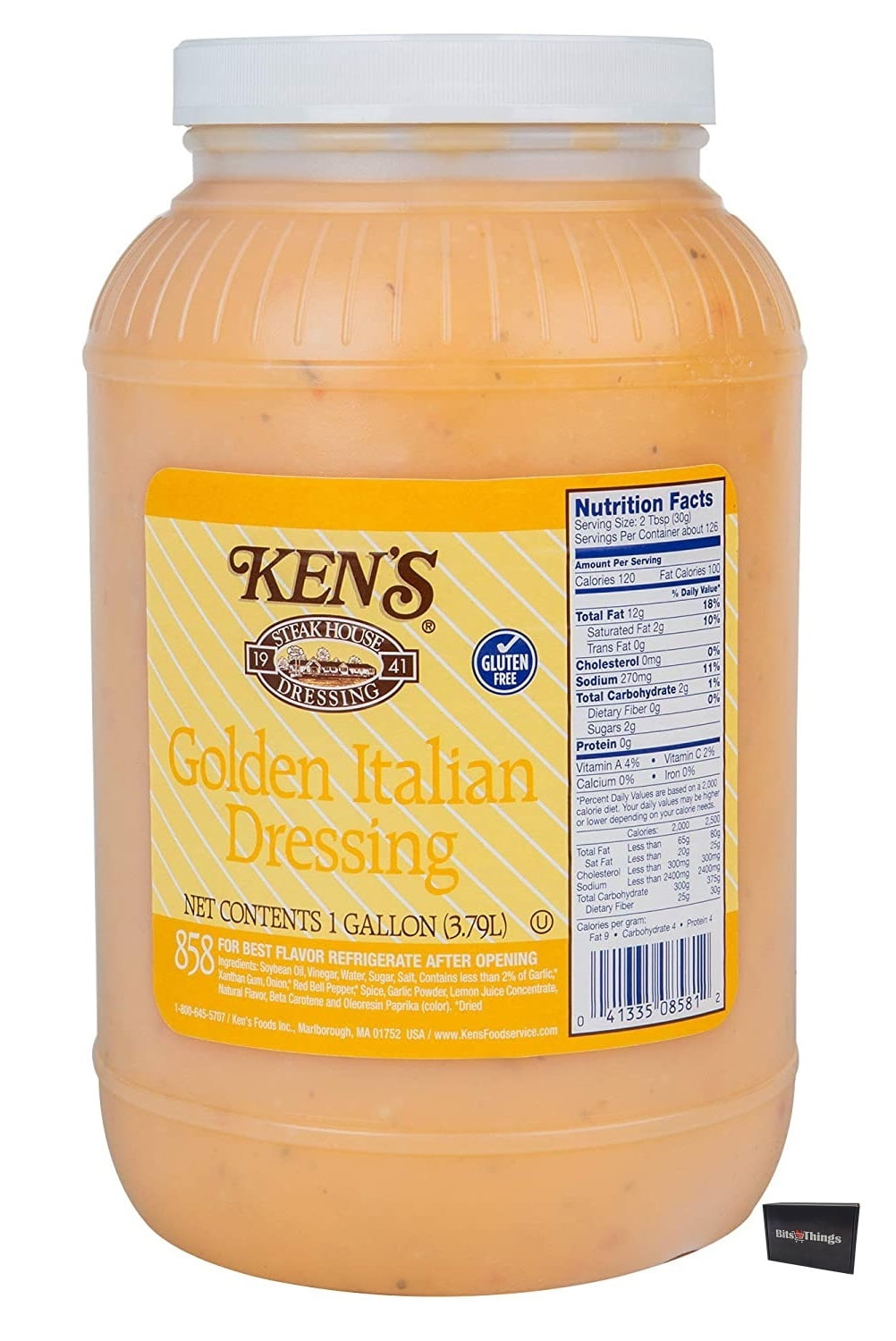 Ken's Golden Italian Dressing 1 Gallon - Walmart.com
