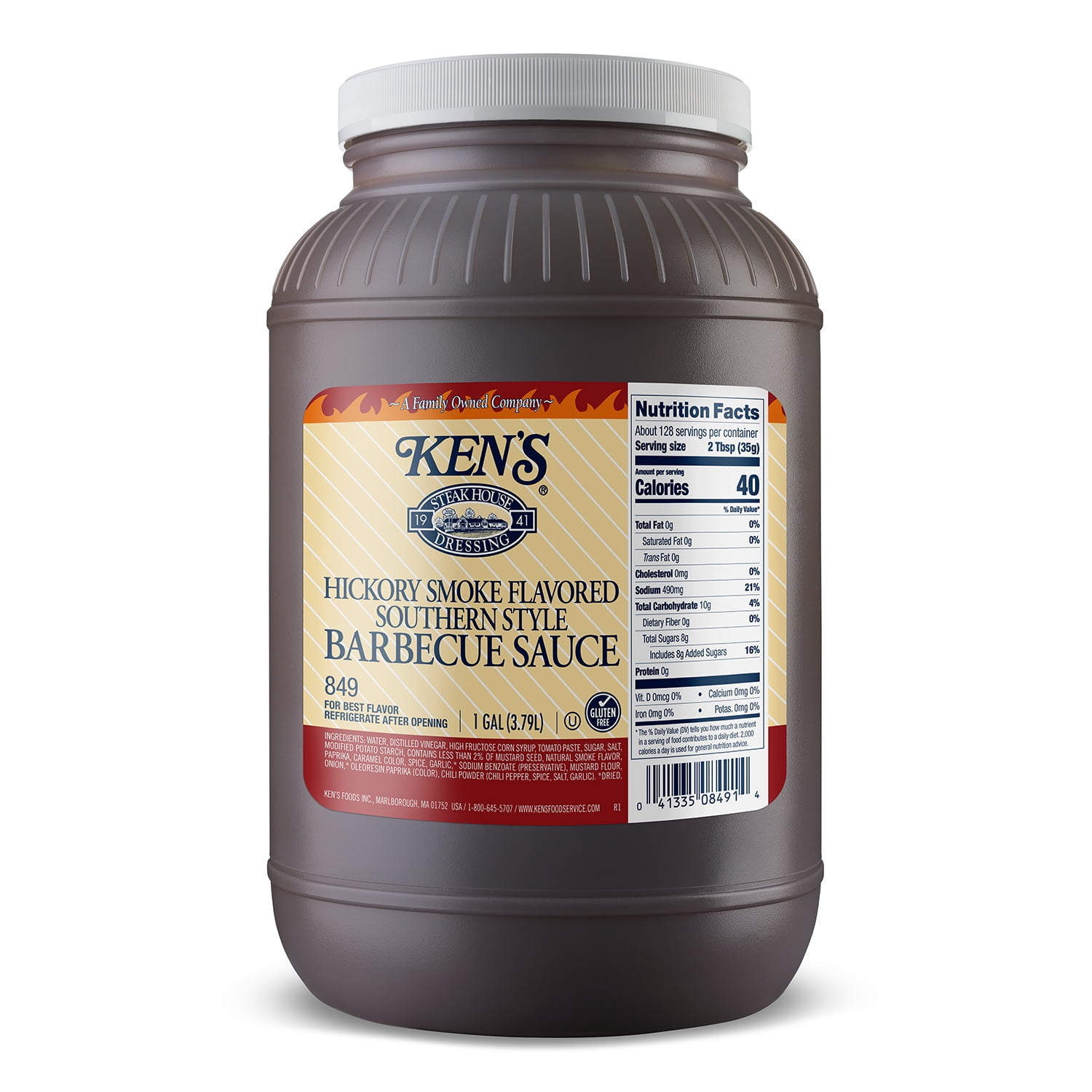 Ken's Southern Style Hickory Smoke Flavored BBQ Sauce for Pork, Beef ...