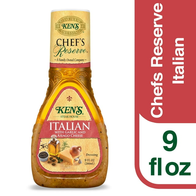 Ken's Steak House GF Italian Dressing with Real Asiago Cheese and ...
