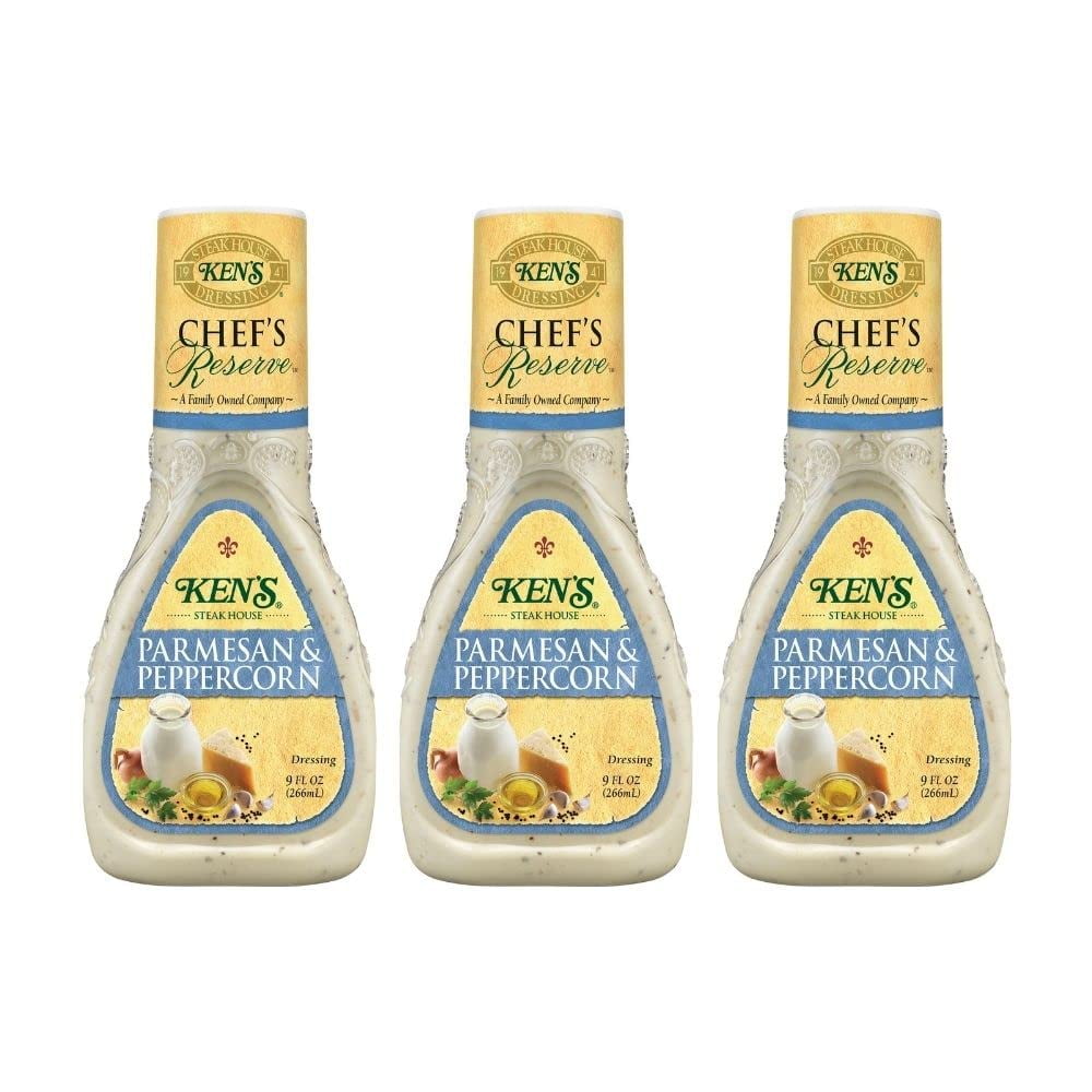 Ken's Steak House Chef's Reserve Parmesan Peppercorn Dressing, 9 OZ ...