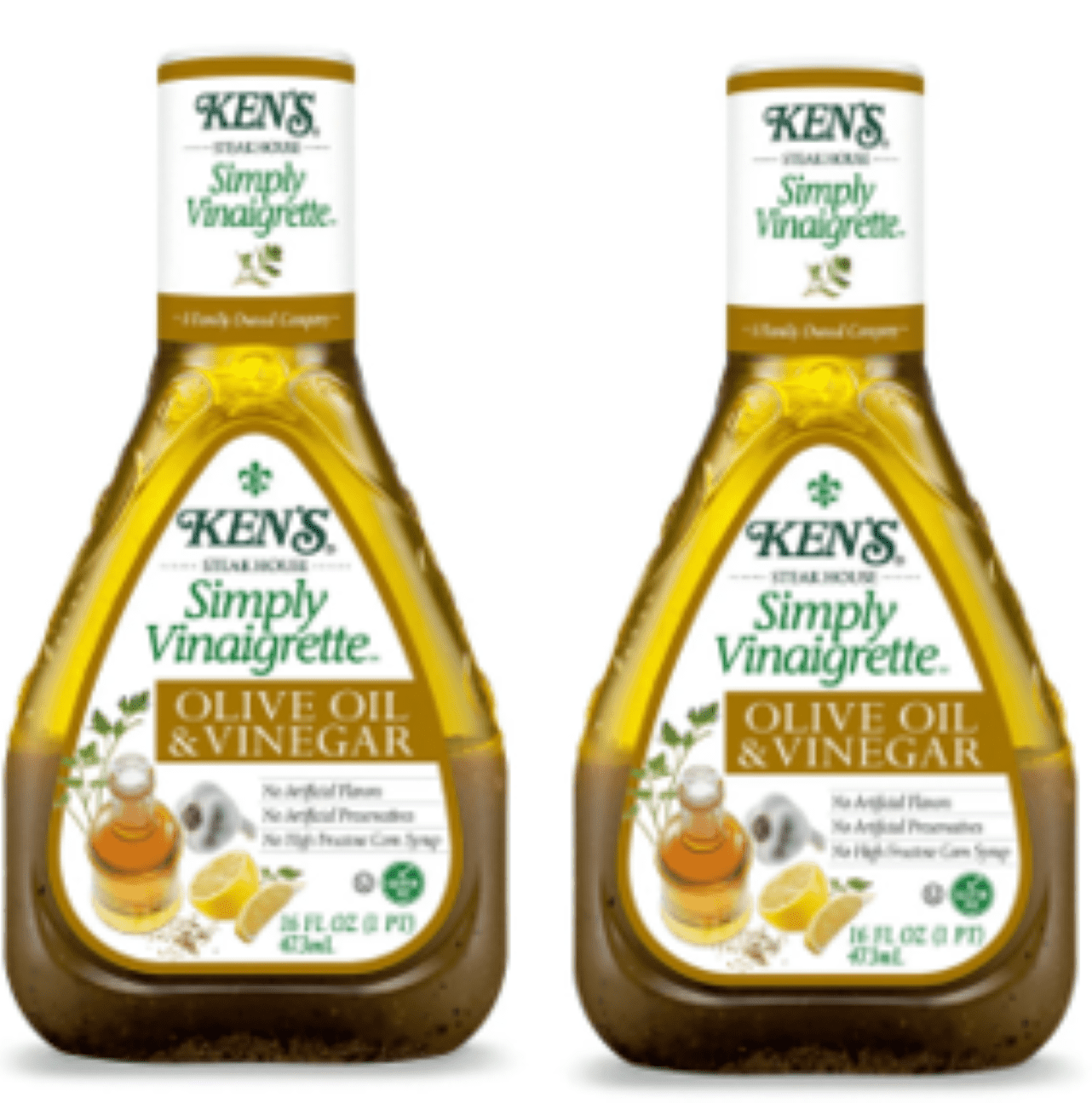 Ken's Steak House Simply Vinaigrette Olive Oil & Vinegar Dressing 16 fl ...