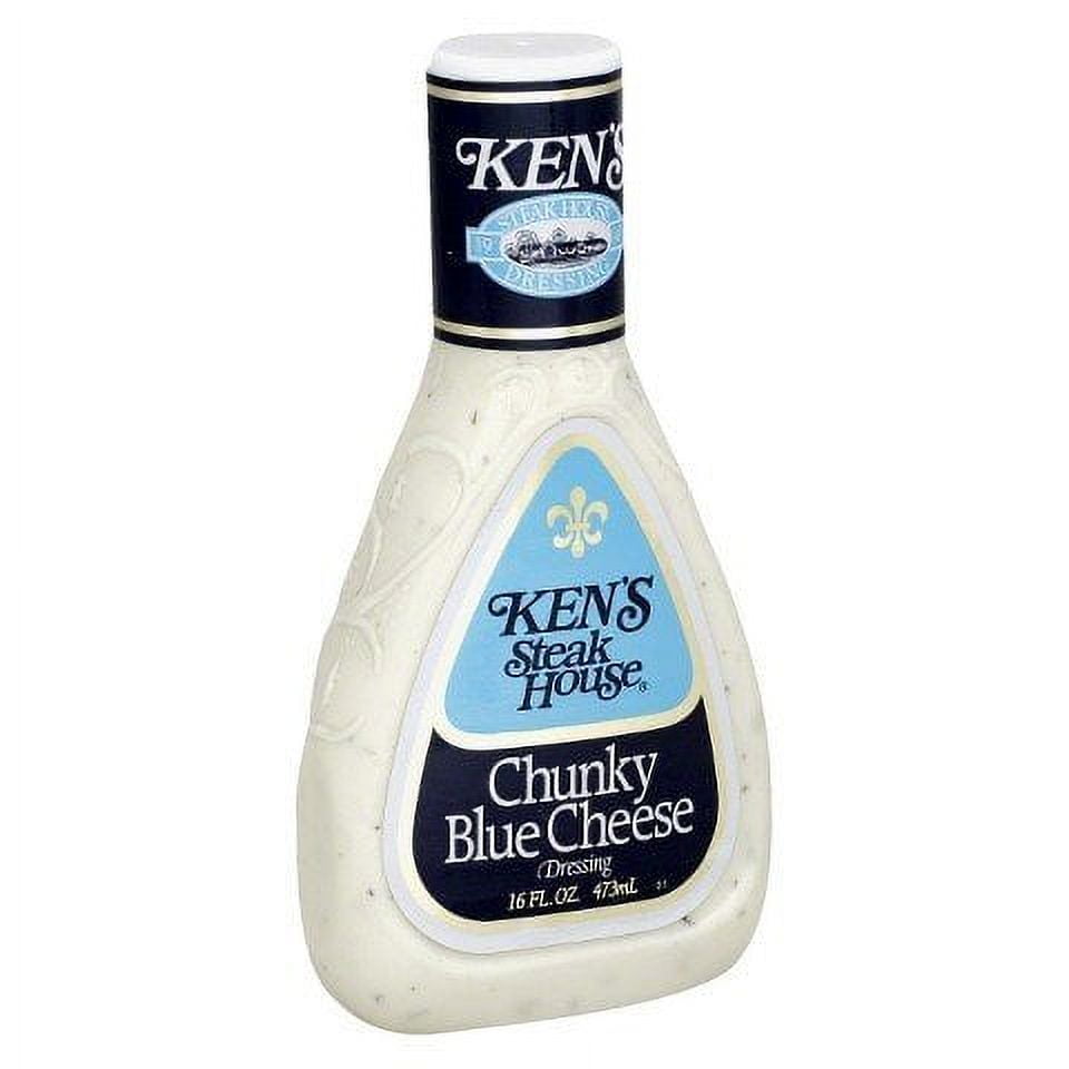Ken's Steakhouse Chunky Blue Cheese Dressing, 16 oz (Pack of 3 ...