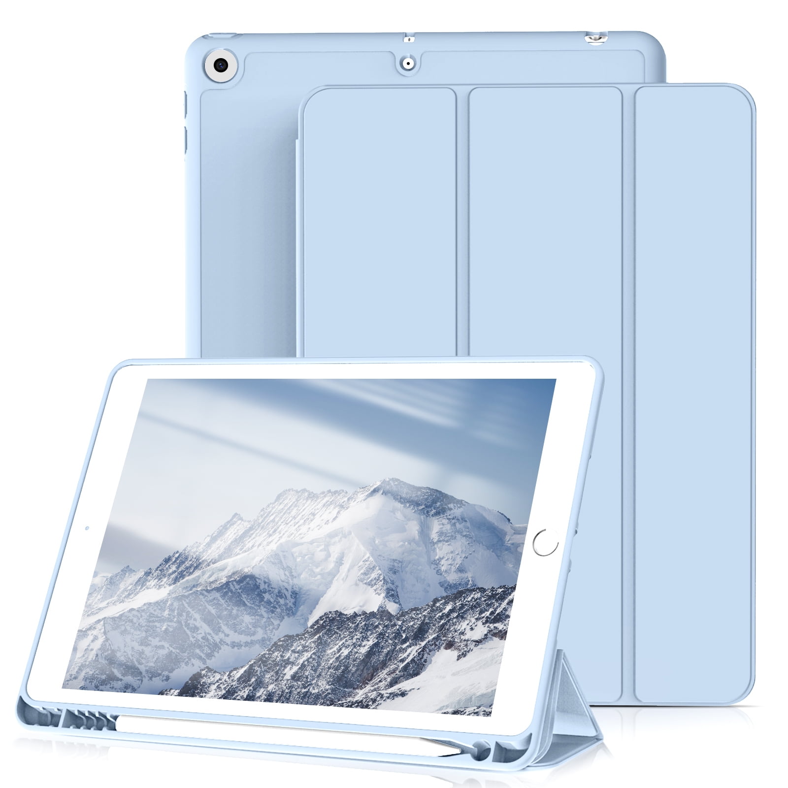 KenKe Apple iPad 5th/6th Gen 9.7 Inch Case with Pencil Holder, Auto ...