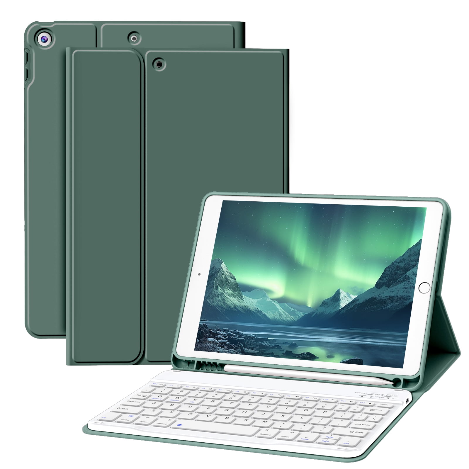 KenKe Case for iPad 9th/8th/7th Generation 10.2 inch, Stand Folio ...