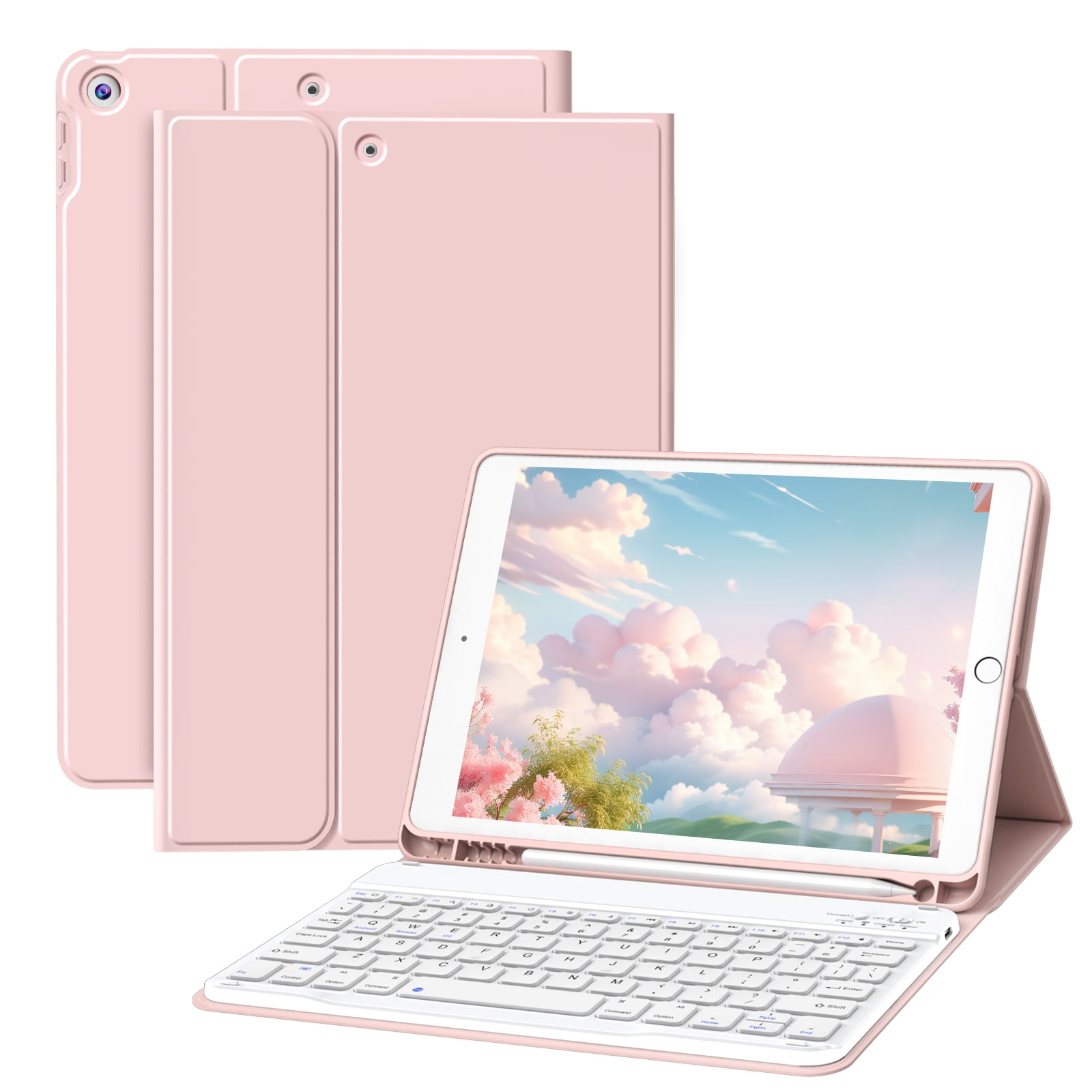 KenKe Case for iPad 9th/8th/7th Generation 10.2 inch, Stand Folio ...
