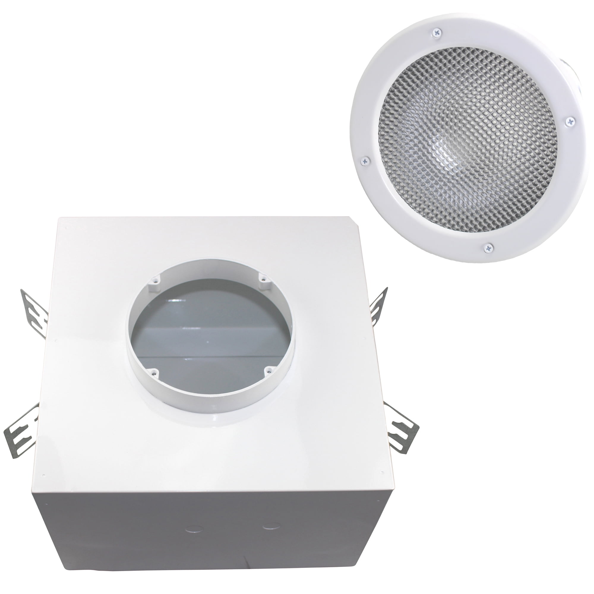 Kenall Lighting RHA6VF HADL6VF Millenium Downlight Housing Kits 6" Trim ...