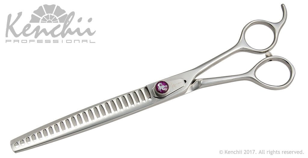 Kenchii Scorpion Grooming 24 Teeth Blender 8 inch Texturizing Shear ...