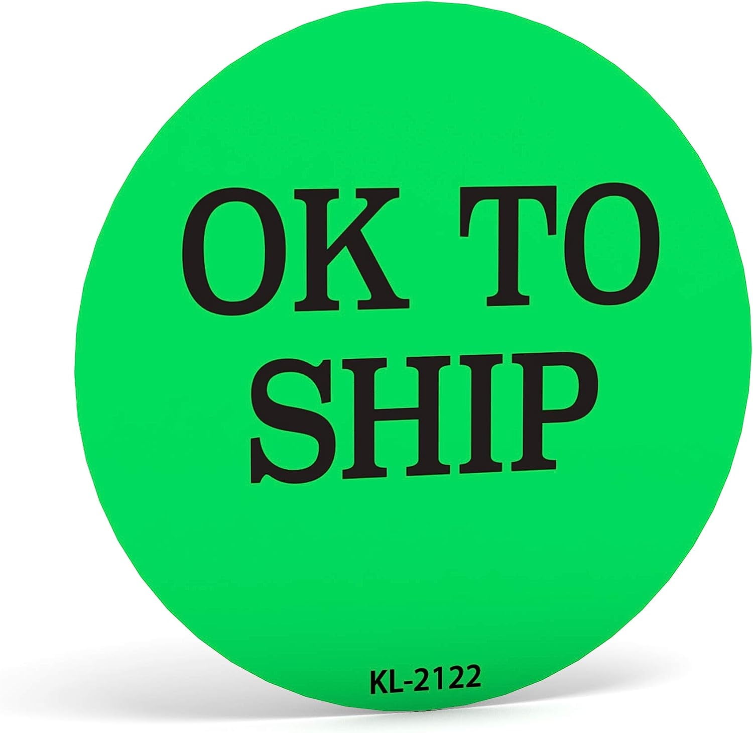 Kenco 2" Circle Inventory Control Stickers for Shipping and Inventory ...